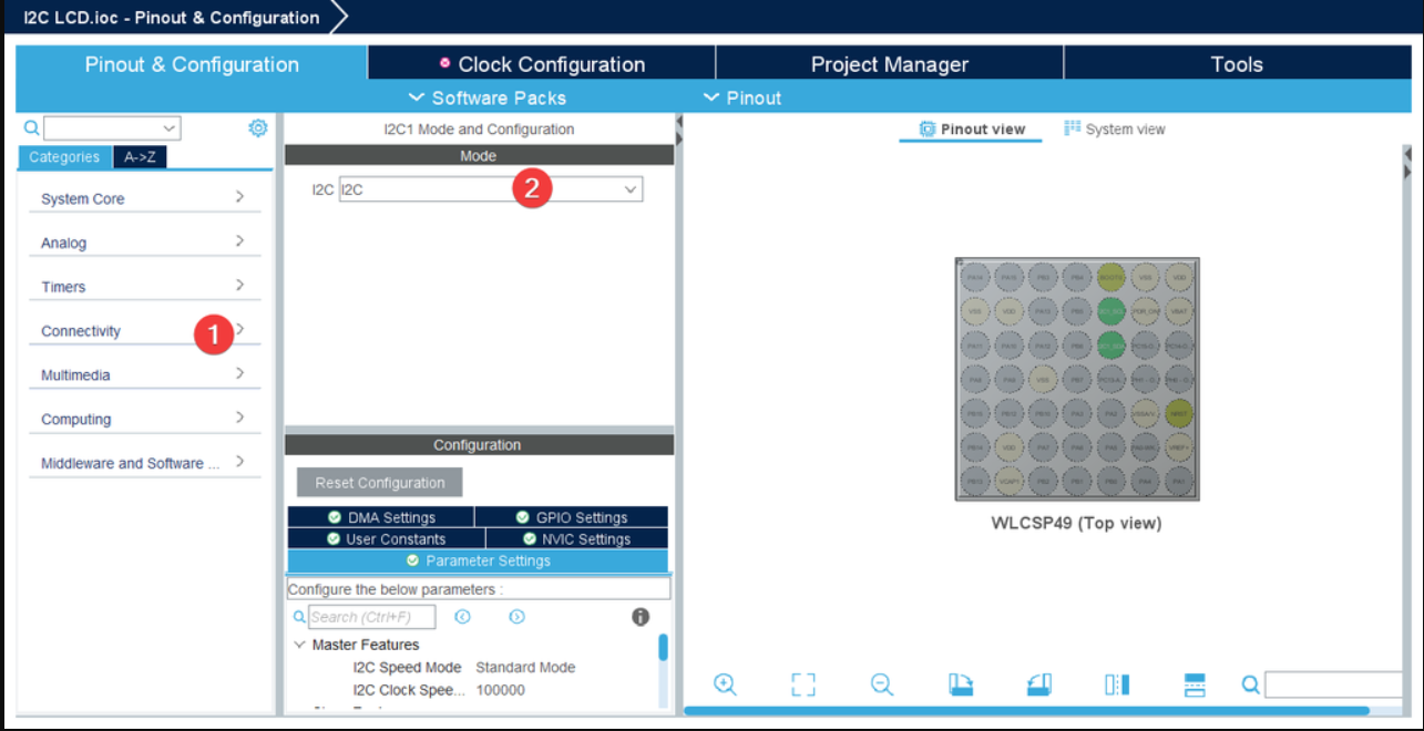To Start With STM32 Black Pill and STM Cube IDE to Display “YOUR NAME ...