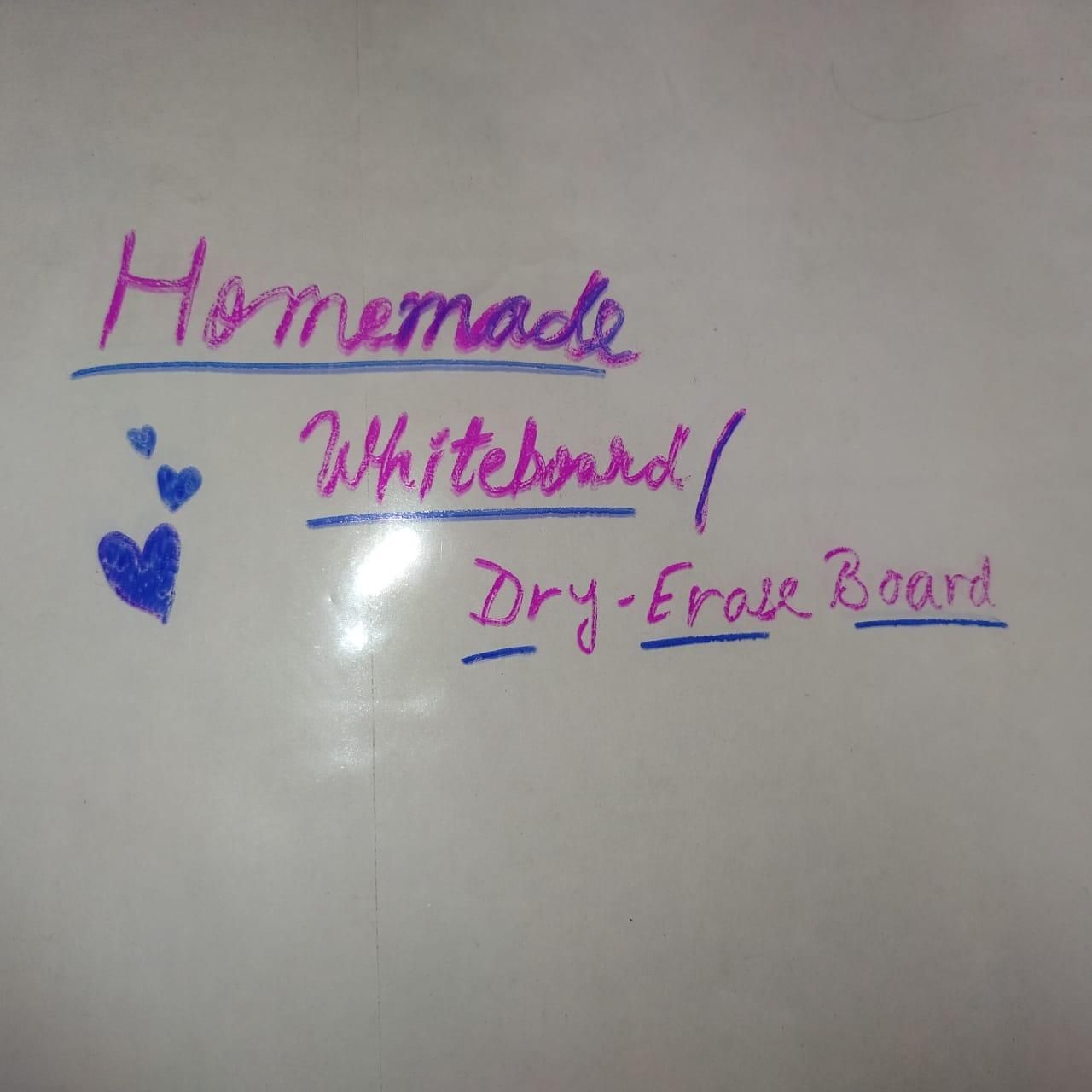 Homemade Whiteboard/Dry-Erase Board From Scratch! for Doodling and ...