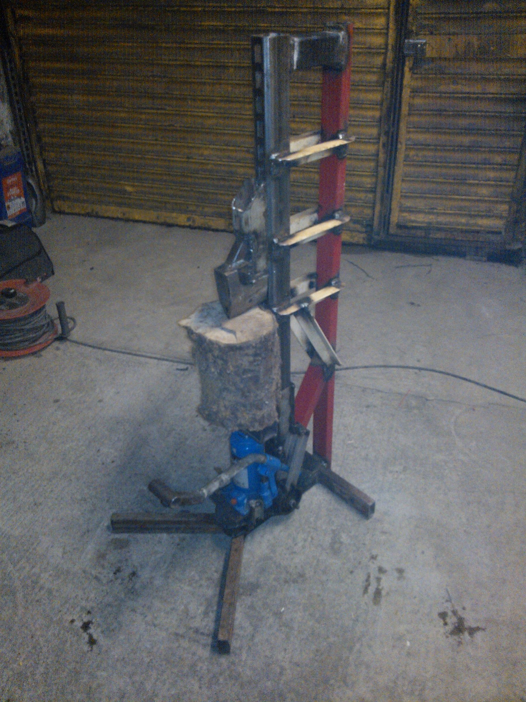 Foot Operated Log Splitter : 8 Steps (with Pictures) - Instructables