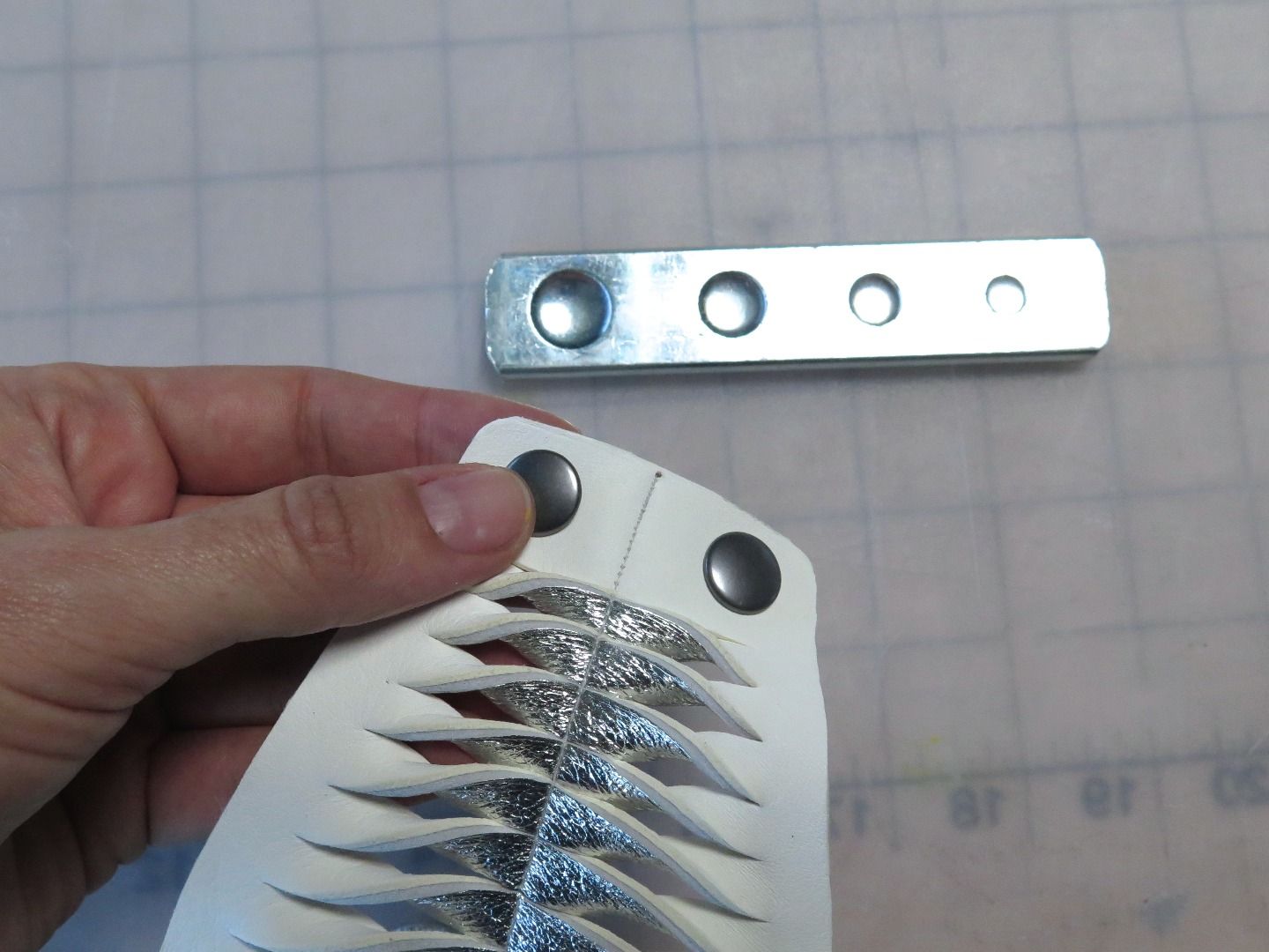 Leather Fish-Scale Cuffs : 9 Steps (with Pictures) - Instructables