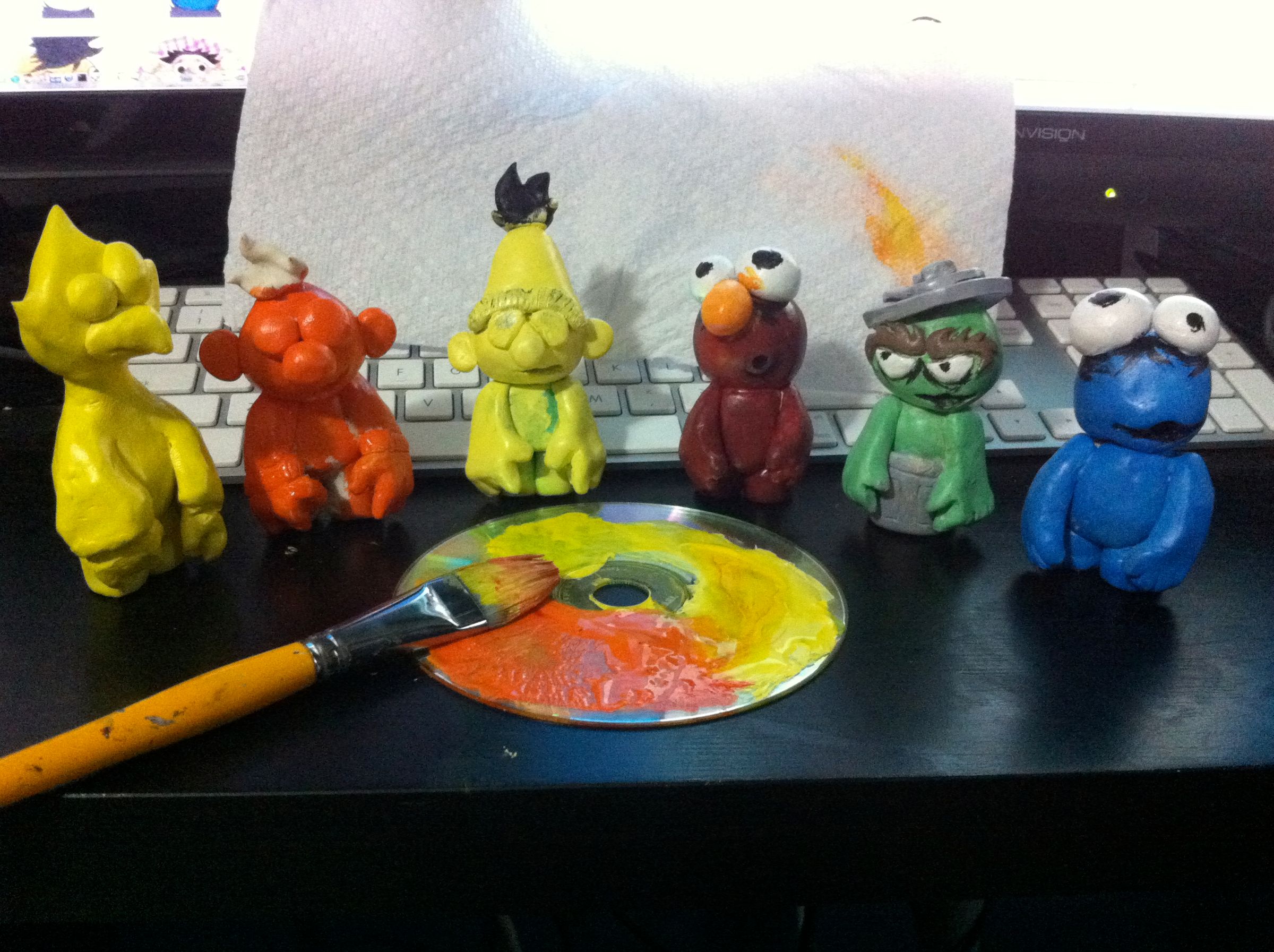 USB Sesame Street Zombie/desk Decorations - Instructables