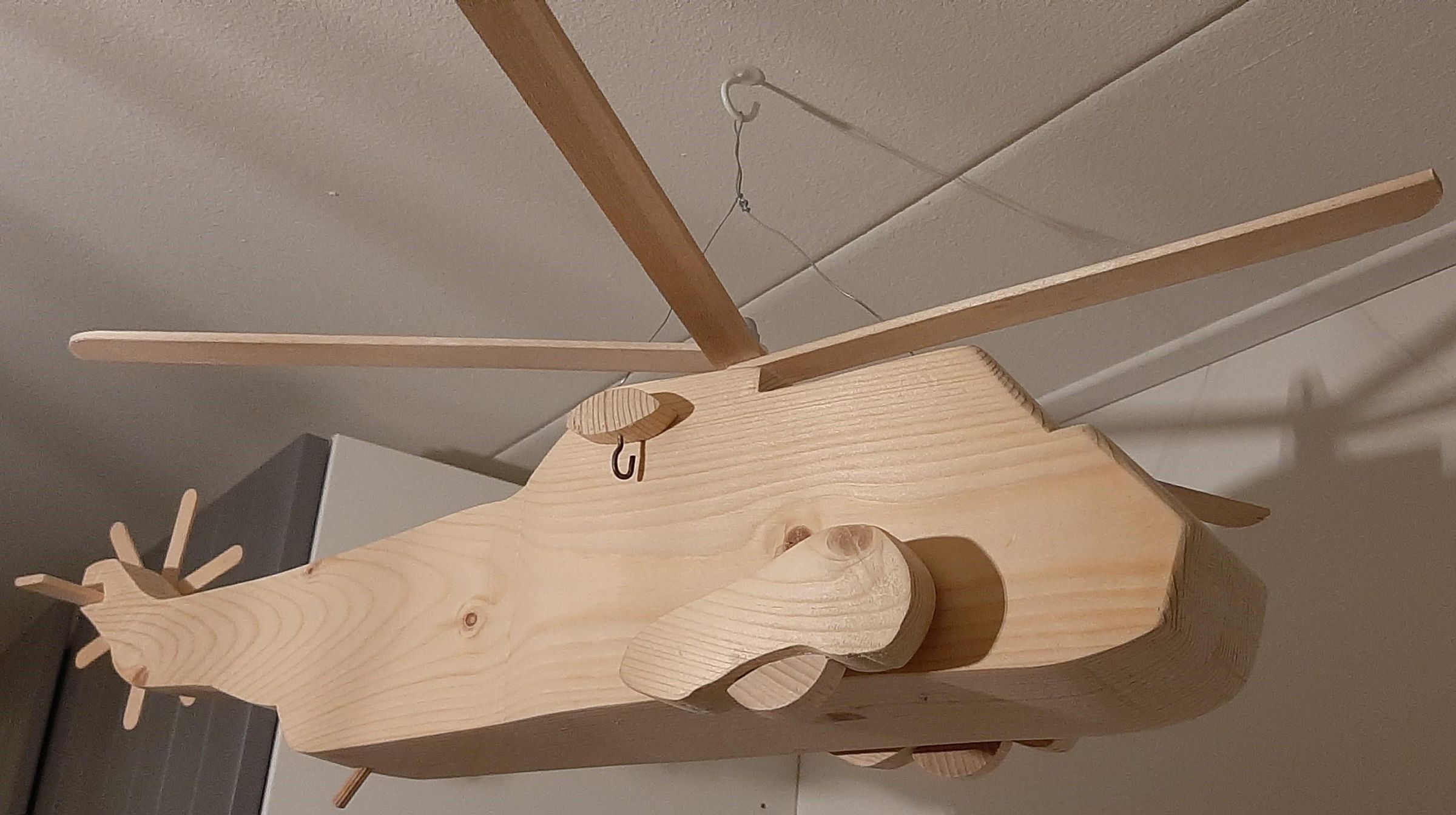 Wooden Helicopter : 6 Steps - Instructables