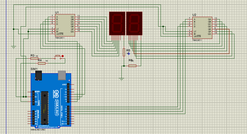 Two Digit Timercounter Using Arduino And 7 Segment Display 10 Steps Instructables