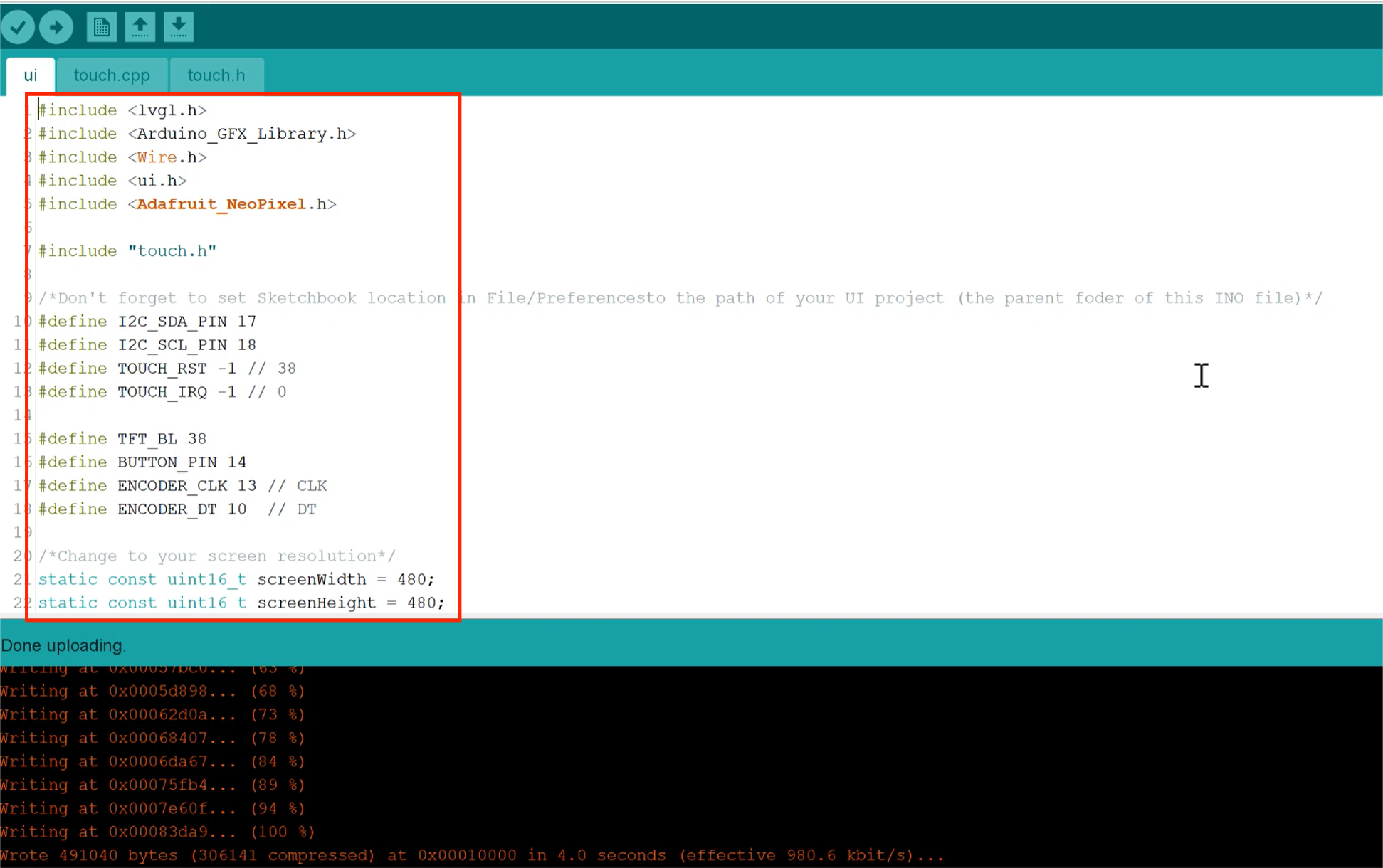 Run LVGL on MaTouch With SquareLine IDE : 6 Steps - Instructables