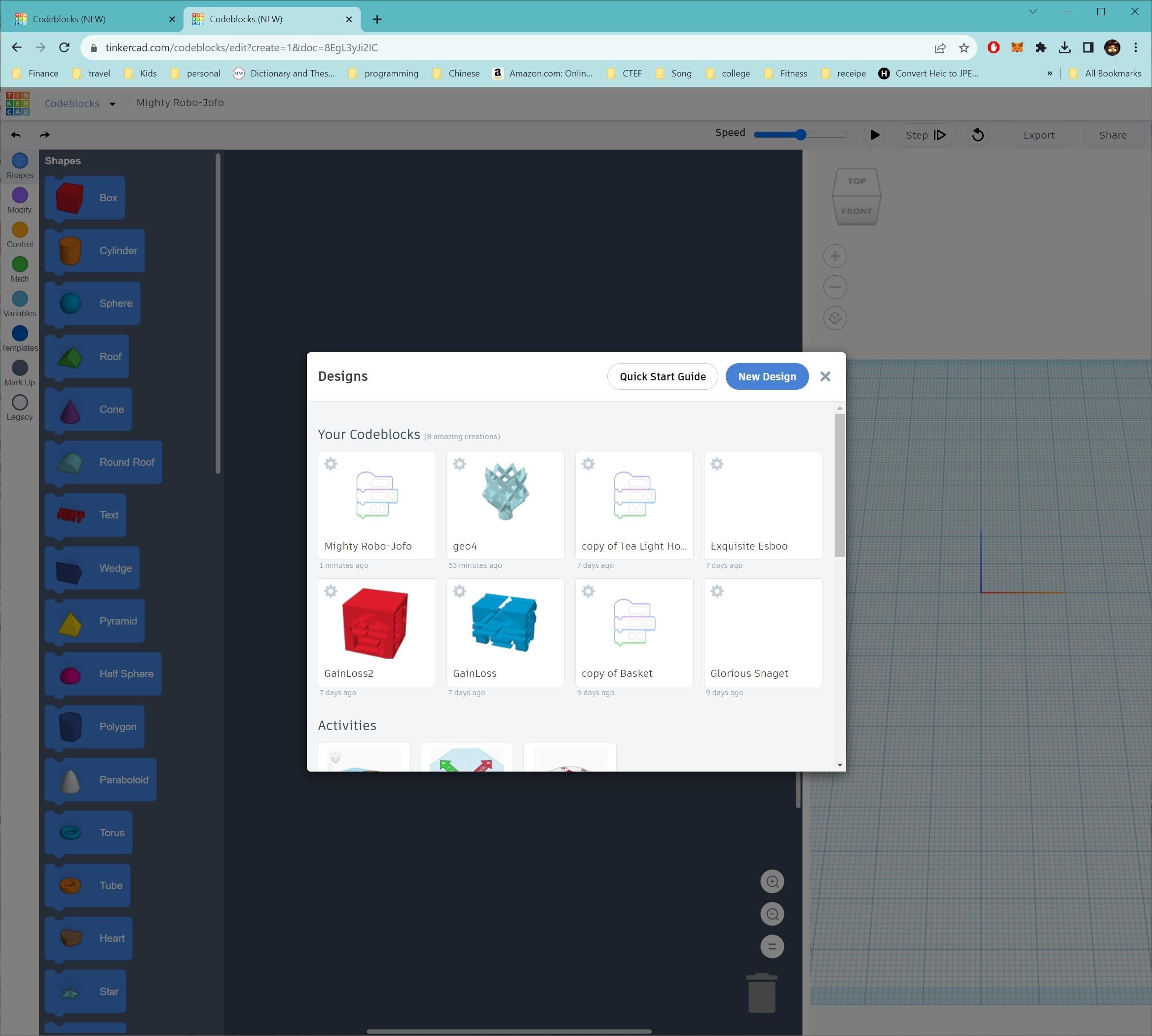 3D Printed LED Earring With Tinkercad Codeblocks : 3 Steps (with ...