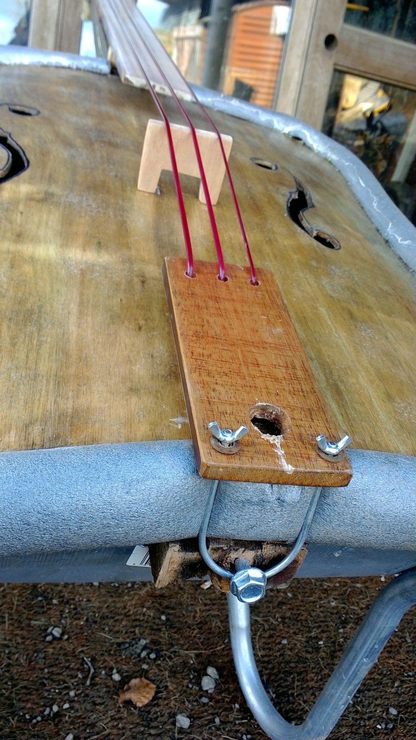 3-string Wheelbarrow Upright Bass : 12 Steps (with Pictures ...