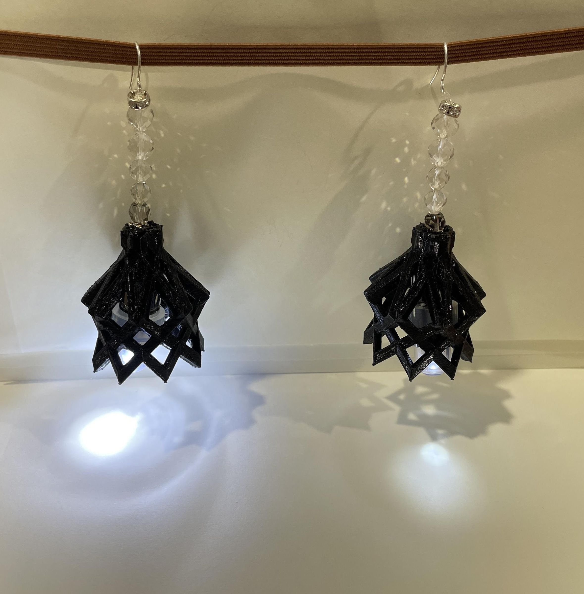 3D Printed LED Earring With Tinkercad Codeblocks : 3 Steps (with ...