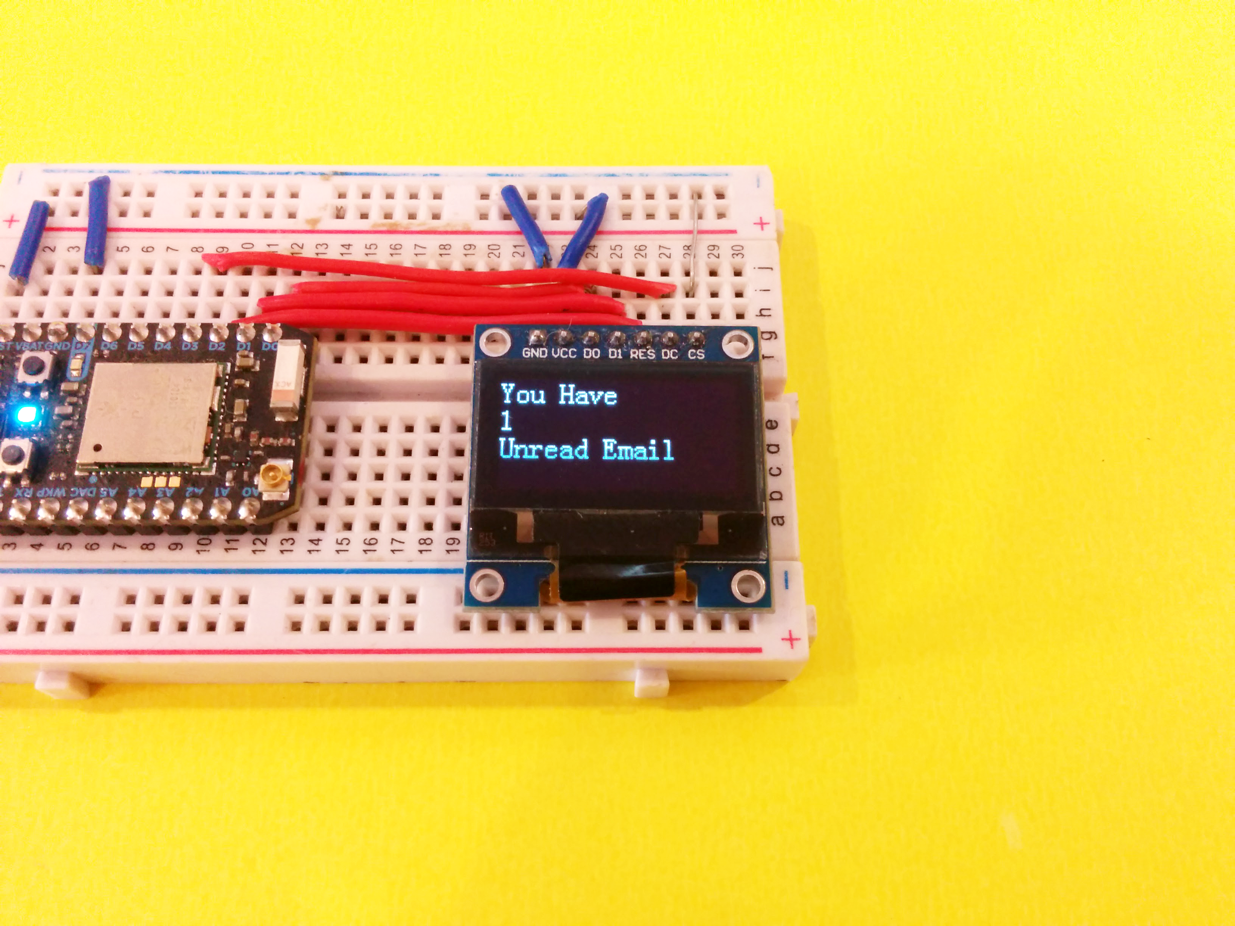 OLED Display (SPI) With Particle Photon : 4 Steps (with Pictures) - Instructables