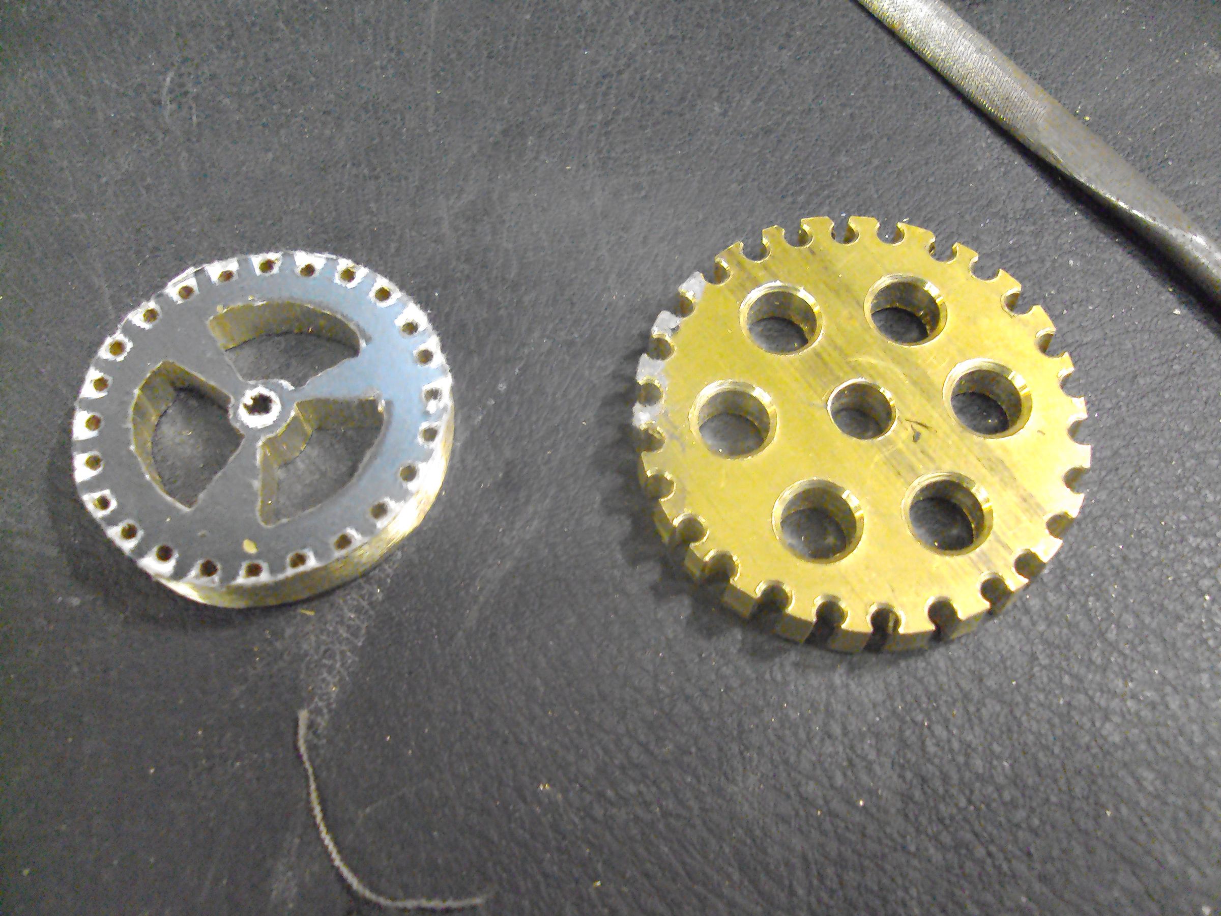 Hand Filed Decorative Brass Gears for Steampunkers And???? : 9 Steps ...