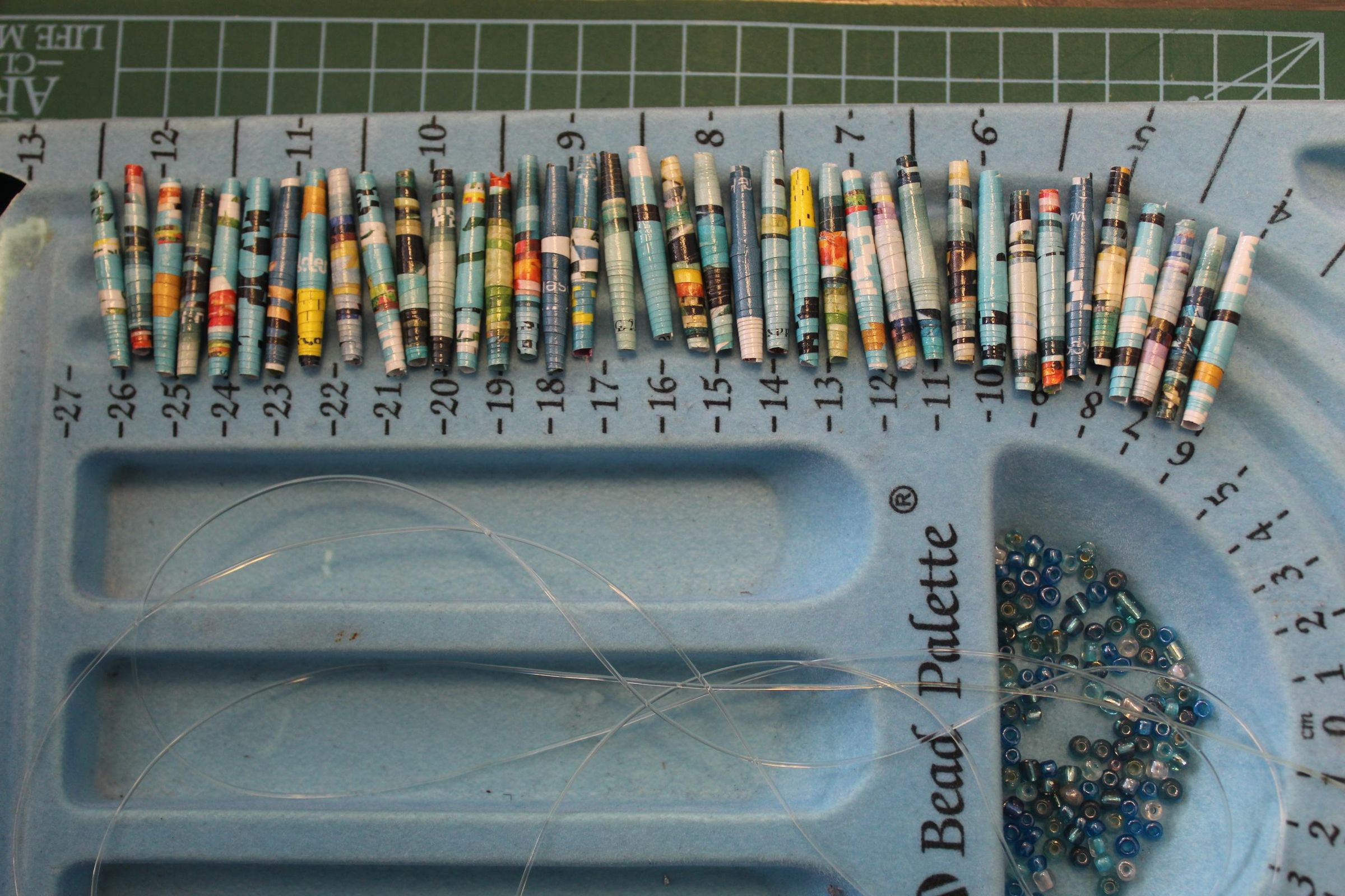 Magnificent Magazine Paper Beaded Bracelet : 10 Steps (with Pictures ...