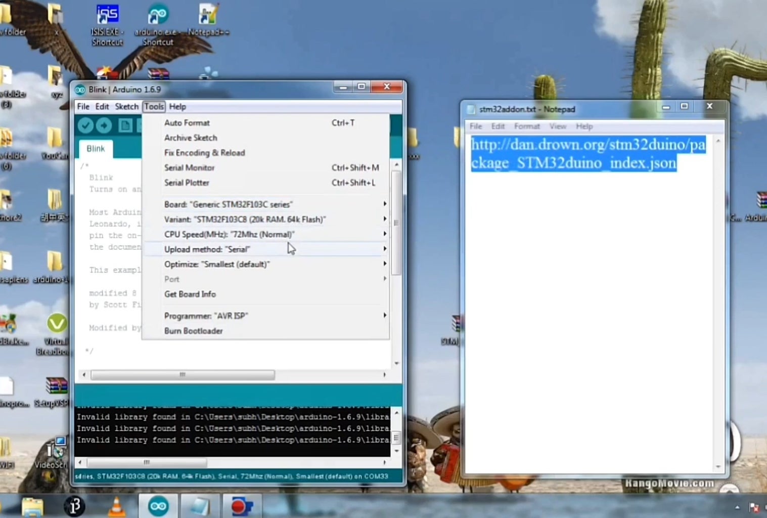 Stm32 Board With Arduino Ide Stm32f103c8t6 5 Steps Instructables