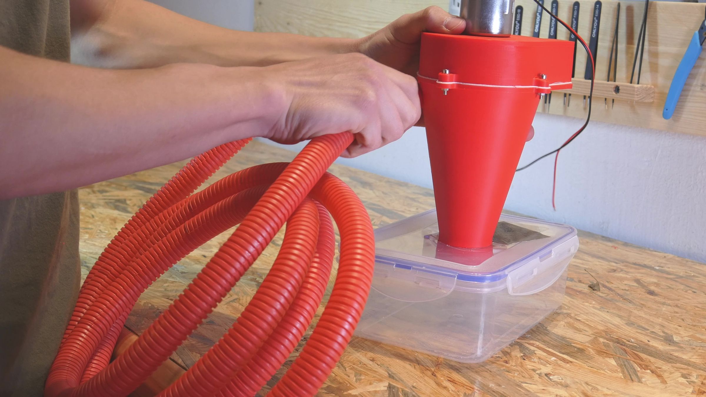 3D Printed Vacuum Cleaner for a CNC Machine : 8 Steps (with Pictures ...