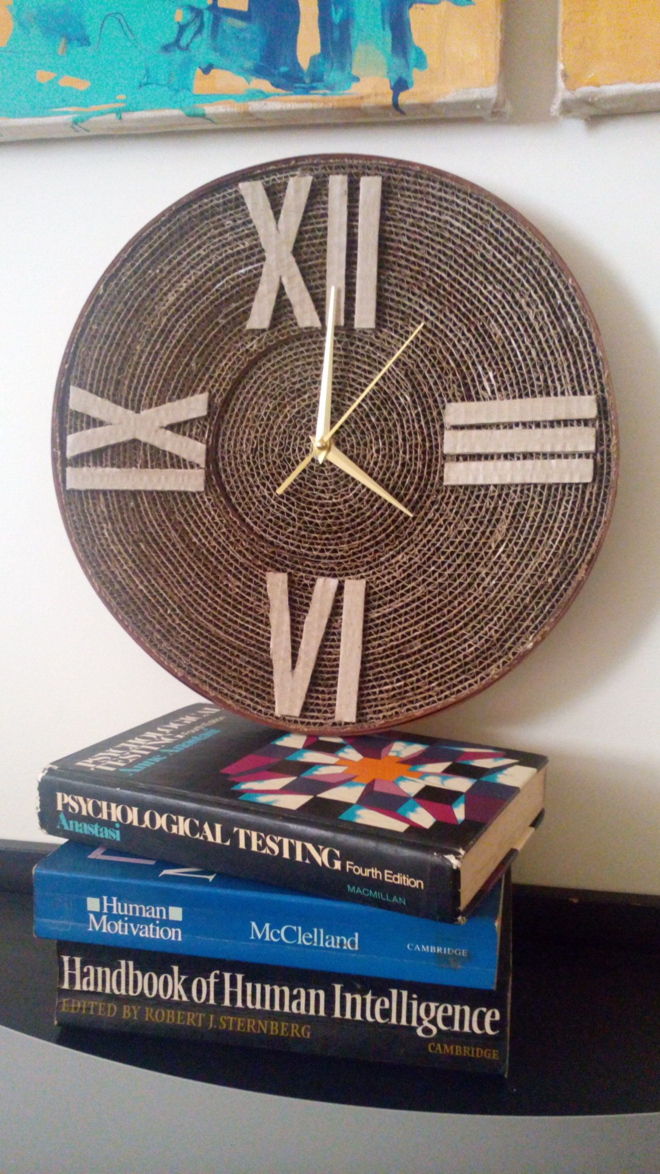 Cardboard Wall Clock : 12 Steps (with Pictures) - Instructables
