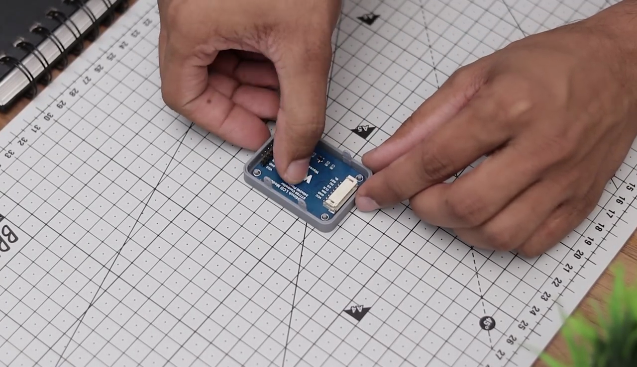 How to Make a Small Desk Clock With Weather Station : 8 Steps (with ...