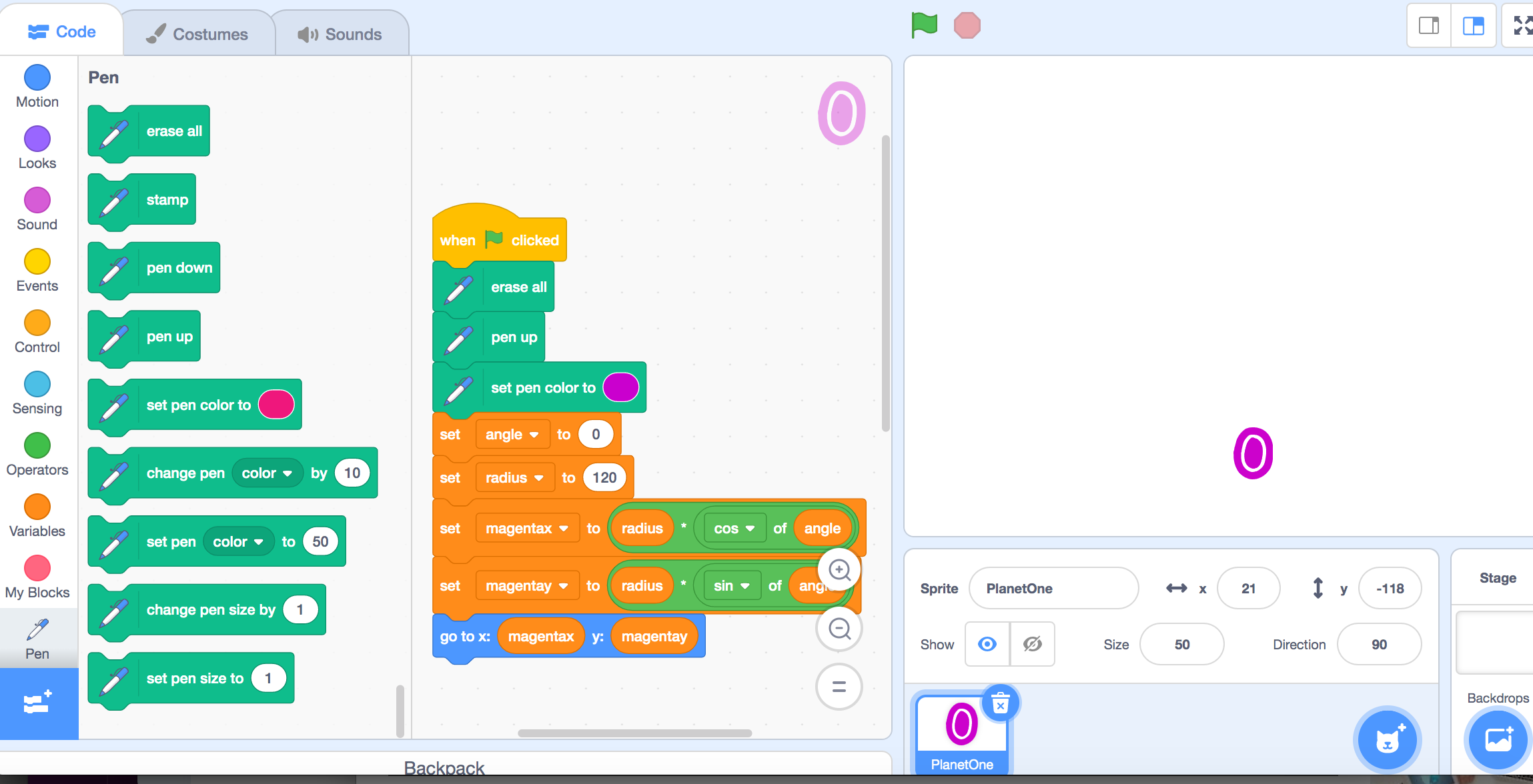 Planet Animation With Scratch 3.0 : 8 Steps (with Pictures) - Instructables