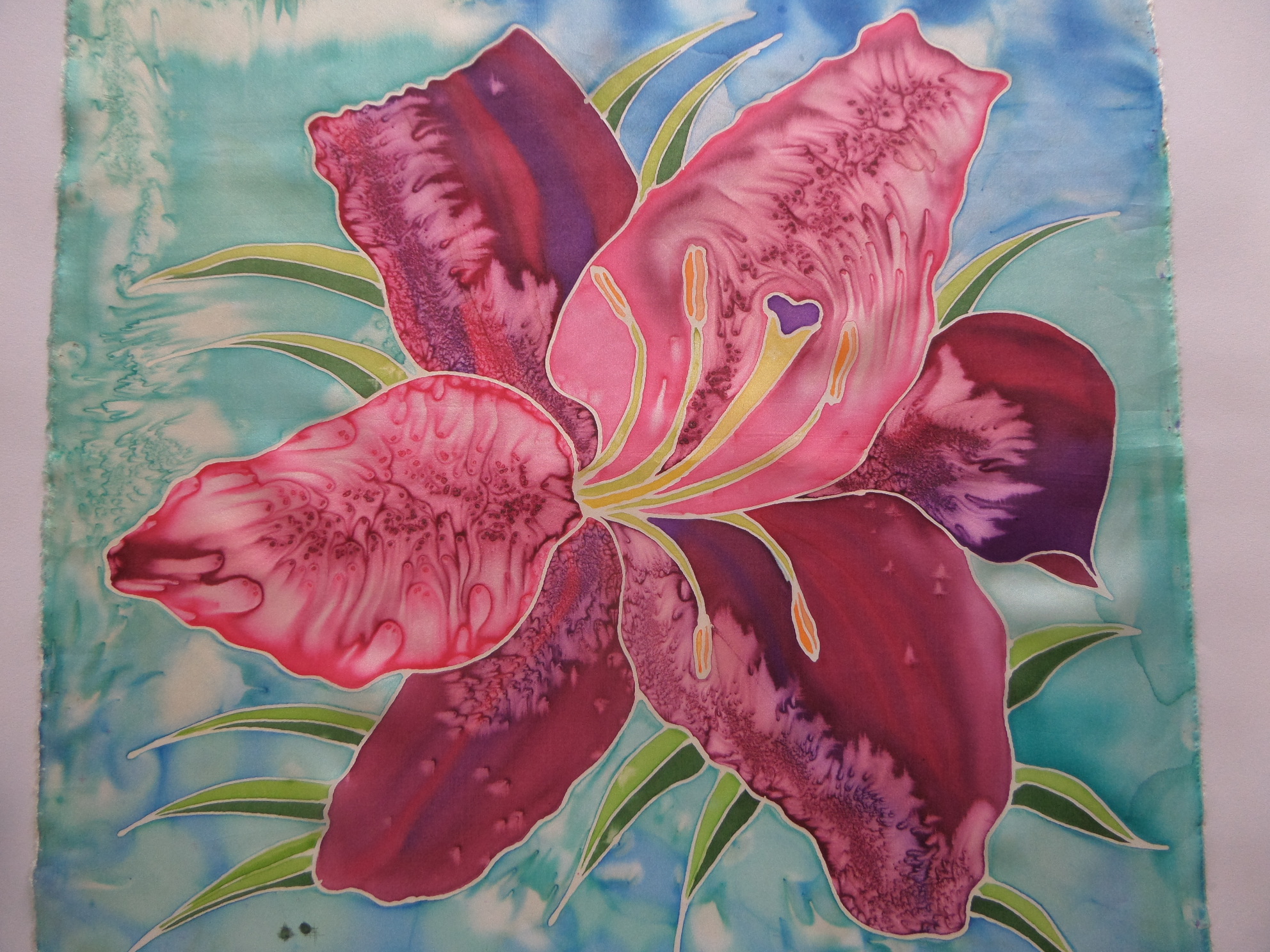 'Rainbow Lily' Silk Painting : 11 Steps (with Pictures) - Instructables