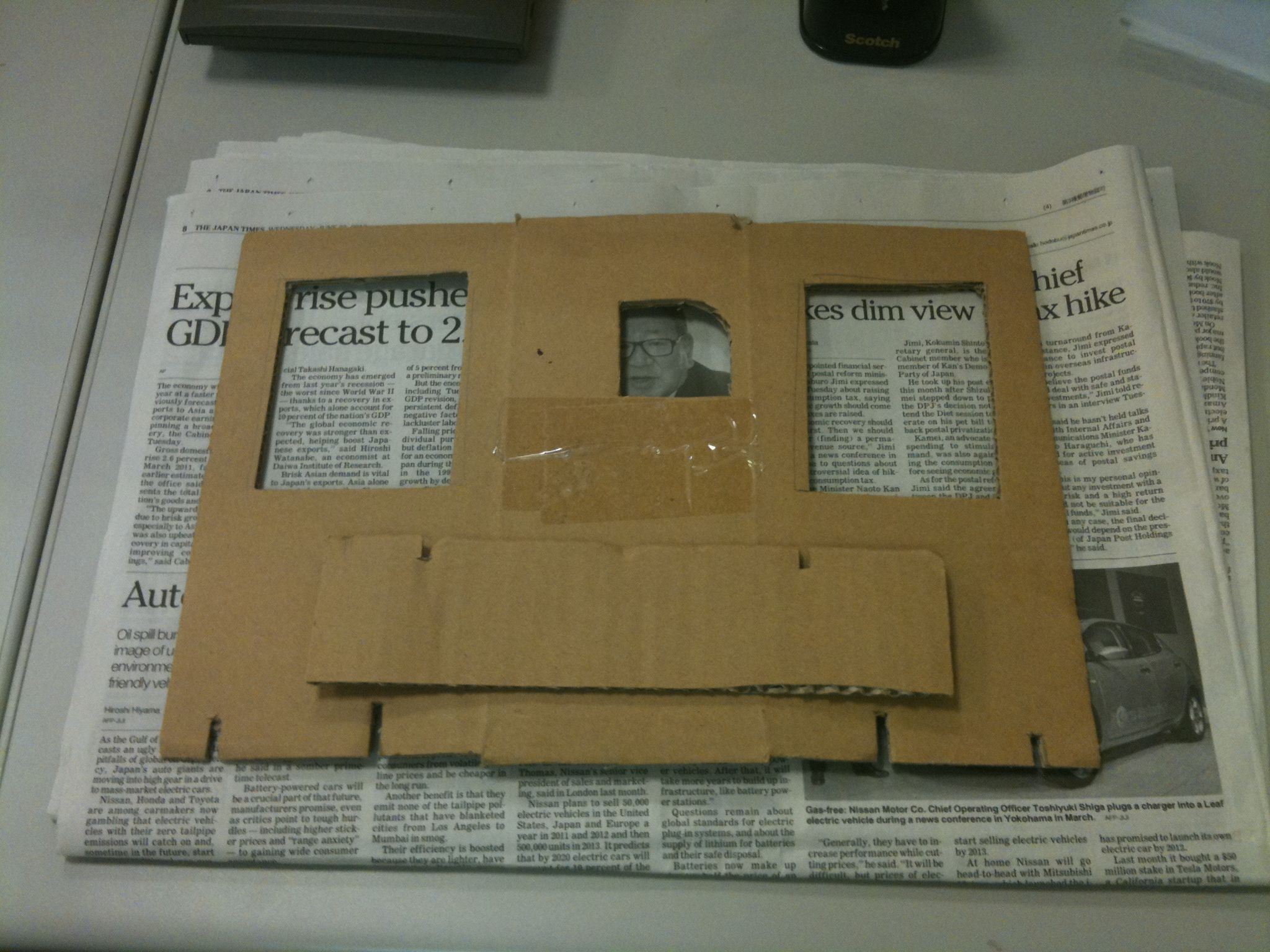 Cardboard IPhone 3Gs OCR (Optical Character Rcognition) Stand : 6 Steps ...