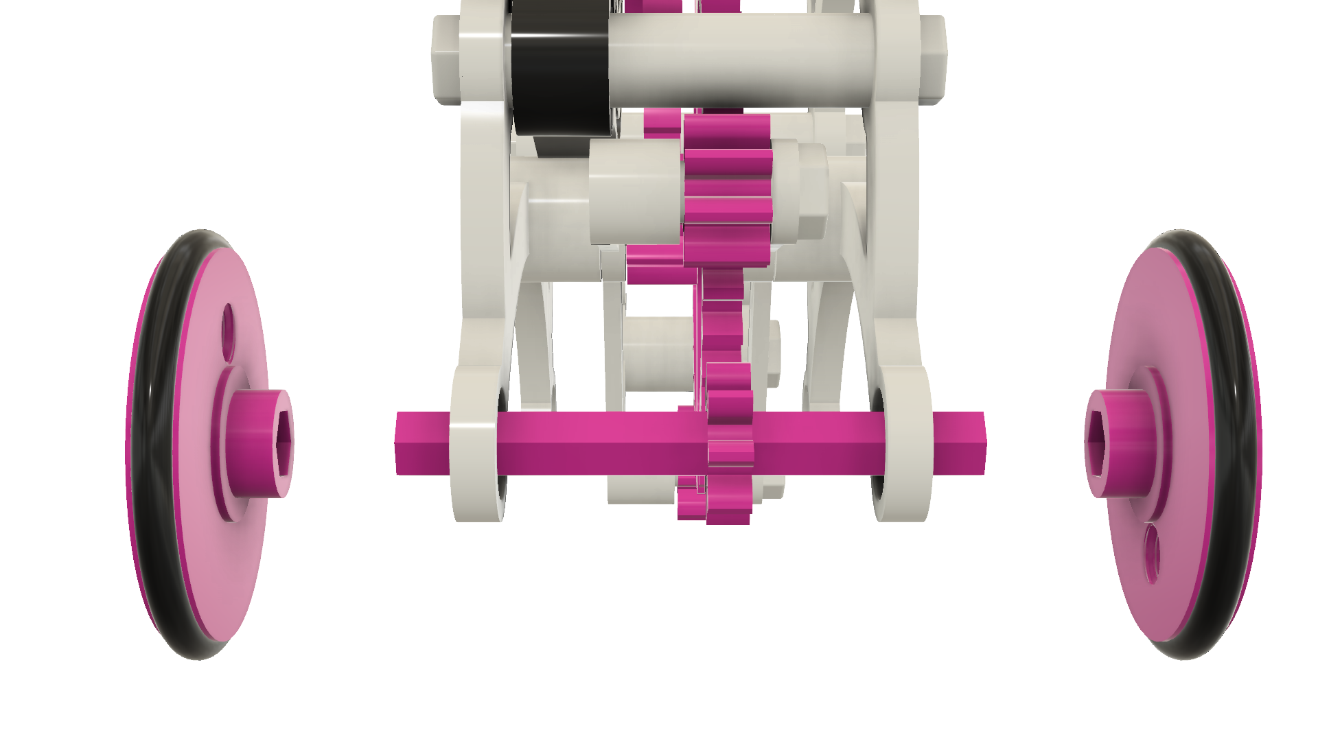 Windup Bunny 2 With a PLA Spring Motor and Floating Pinion Drive : 5 ...