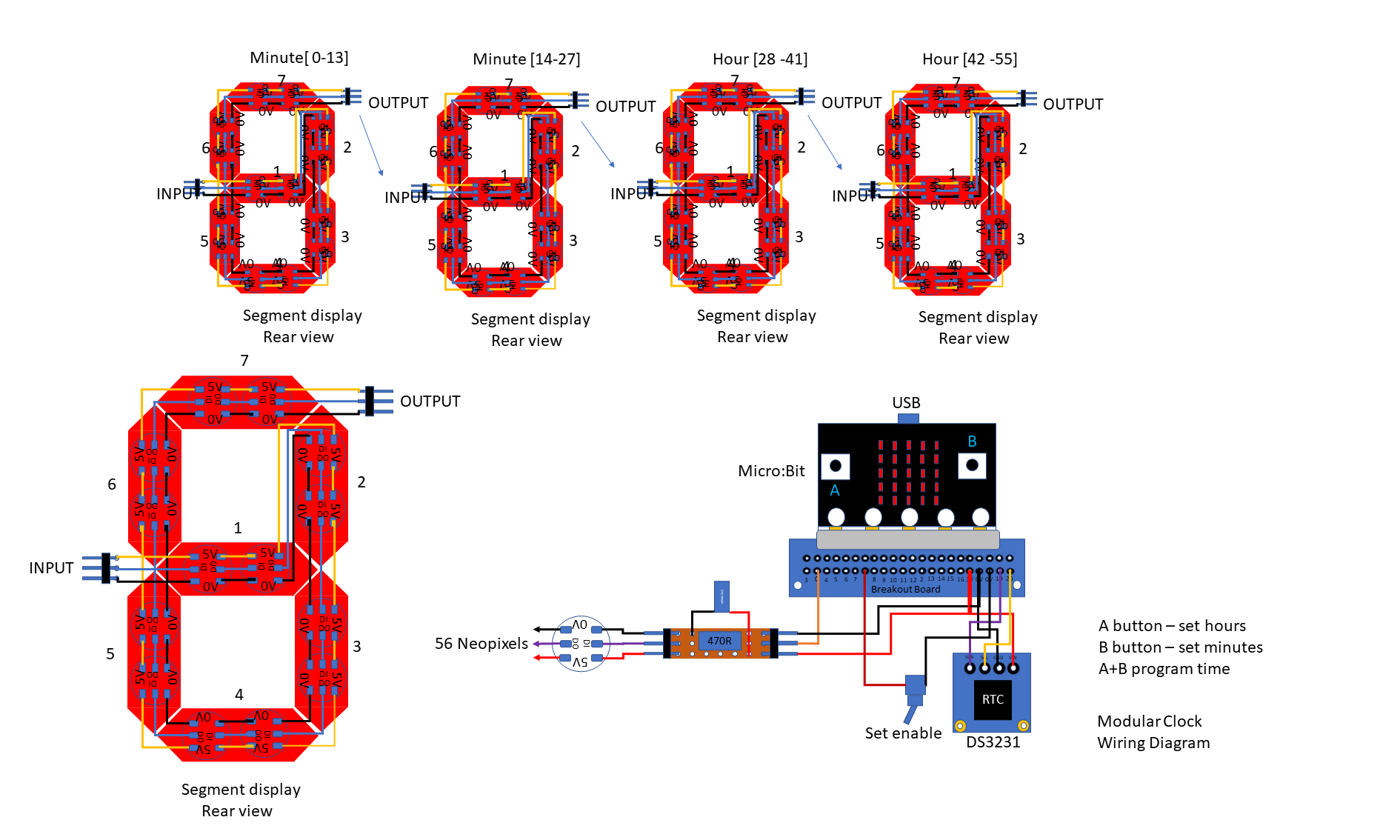 Modular Display Clock : 6 Steps (with Pictures) - Instructables