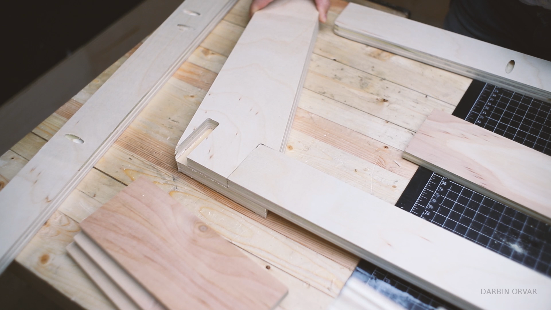 DIY Modern Desk Made W/ 1 Sheet of Plywood : 8 Steps (with Pictures ...