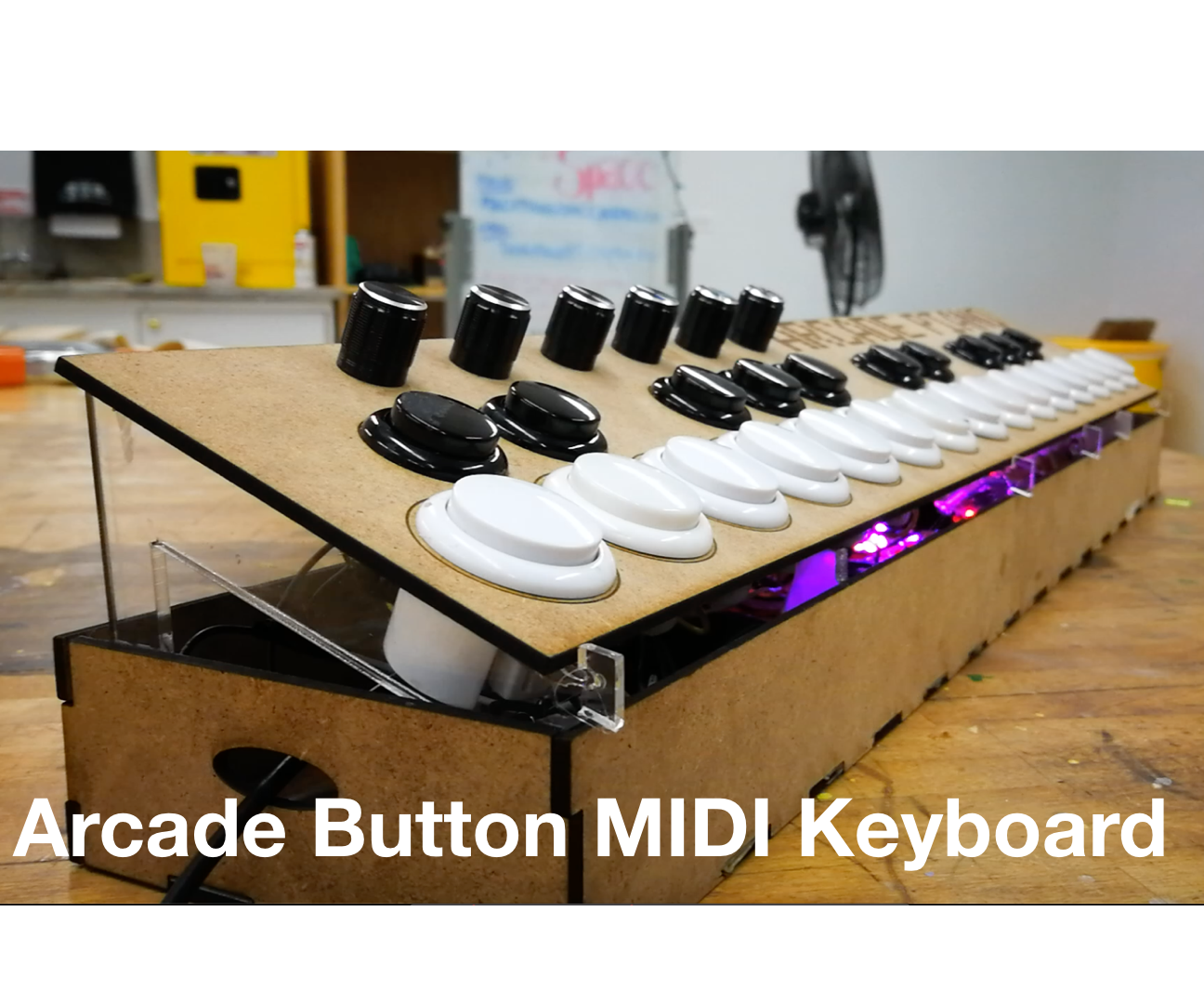 Arcade Button MIDI Keyboard : 7 Steps (with Pictures) - Instructables