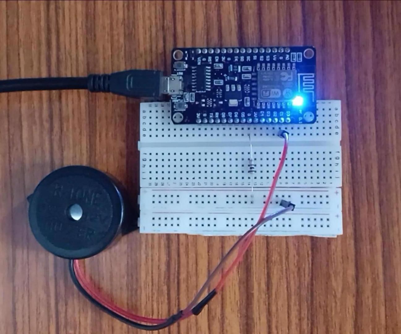 ESP8266 Buzzer Piano – Play Jingle Bells Using Code : 6 Steps (with ...