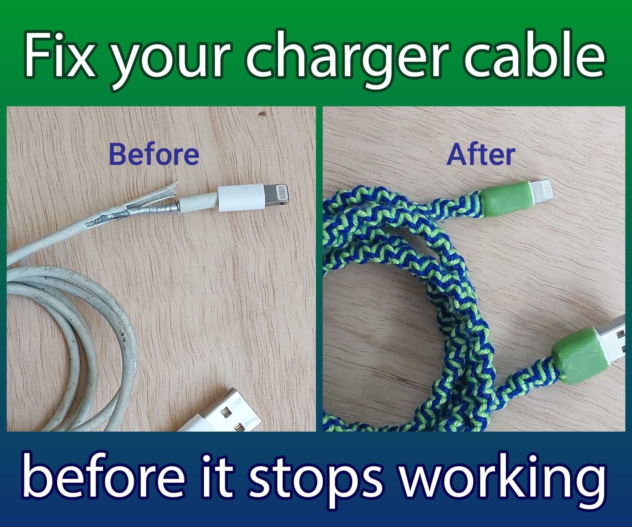 Fix Your Charger Cable Before It Stops Working : 9 Steps (with Pictures ...