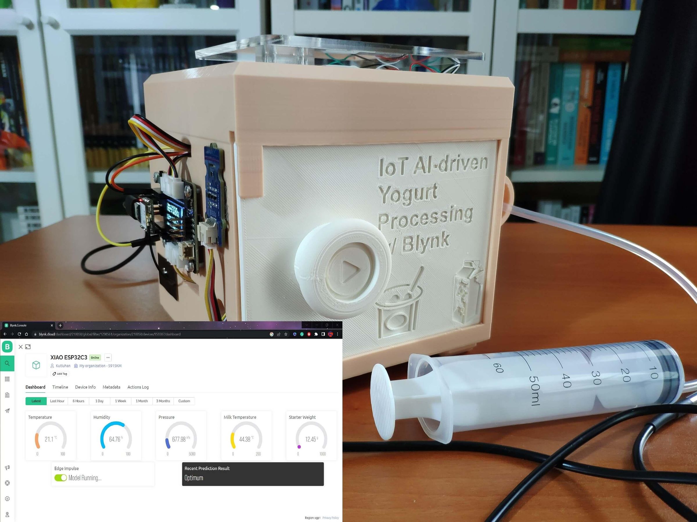 IoT AI-driven Yogurt Processing & Texture Prediction W/ Blynk : 20 ...