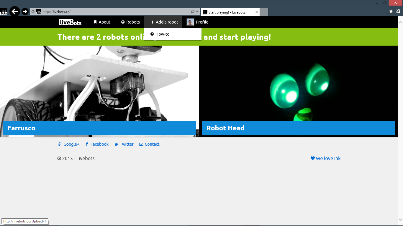 Create an Internet Controlled Robot Using Livebots : 7 Steps (with Pictures) - Instructables