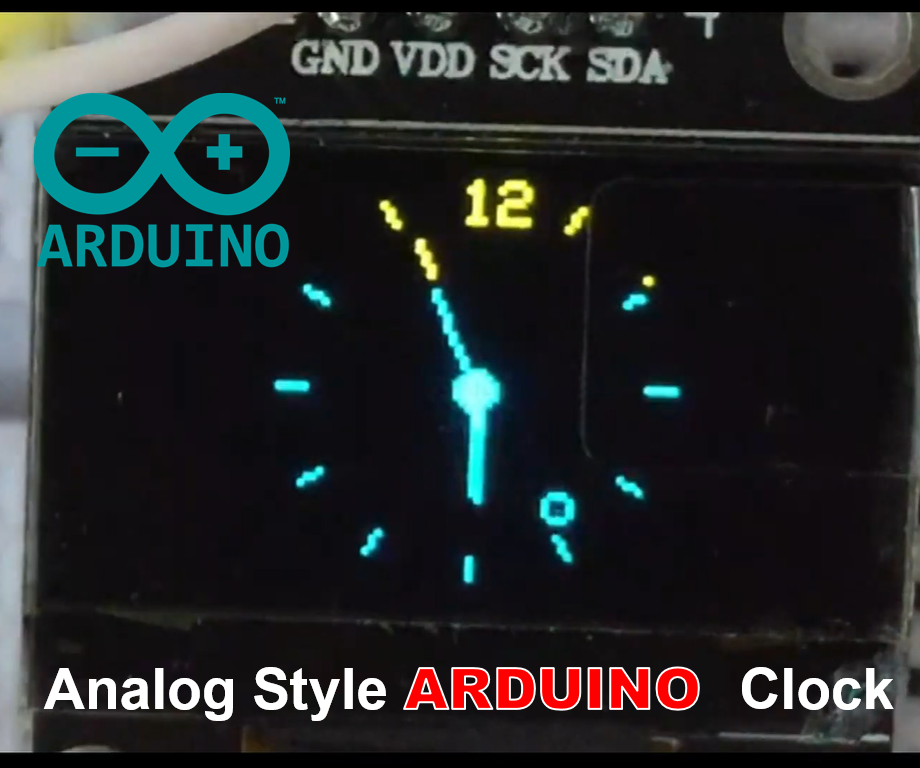 Analog Style Arduino Oled Clock 9 Steps With Pictures Instructables 4231