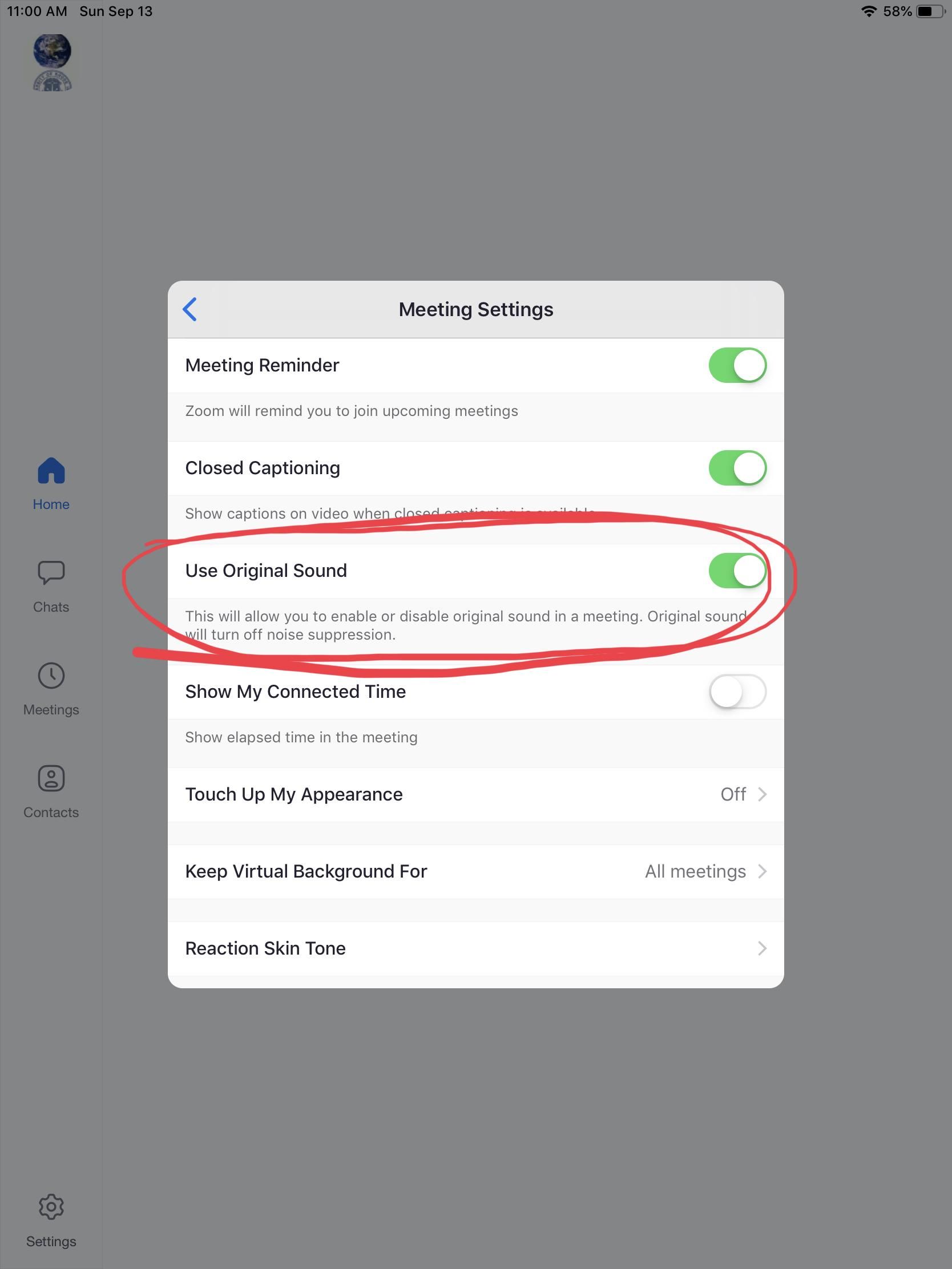Set Up Zoom on Your IPad/iPhone for Music Rehearsals : 6 Steps ...
