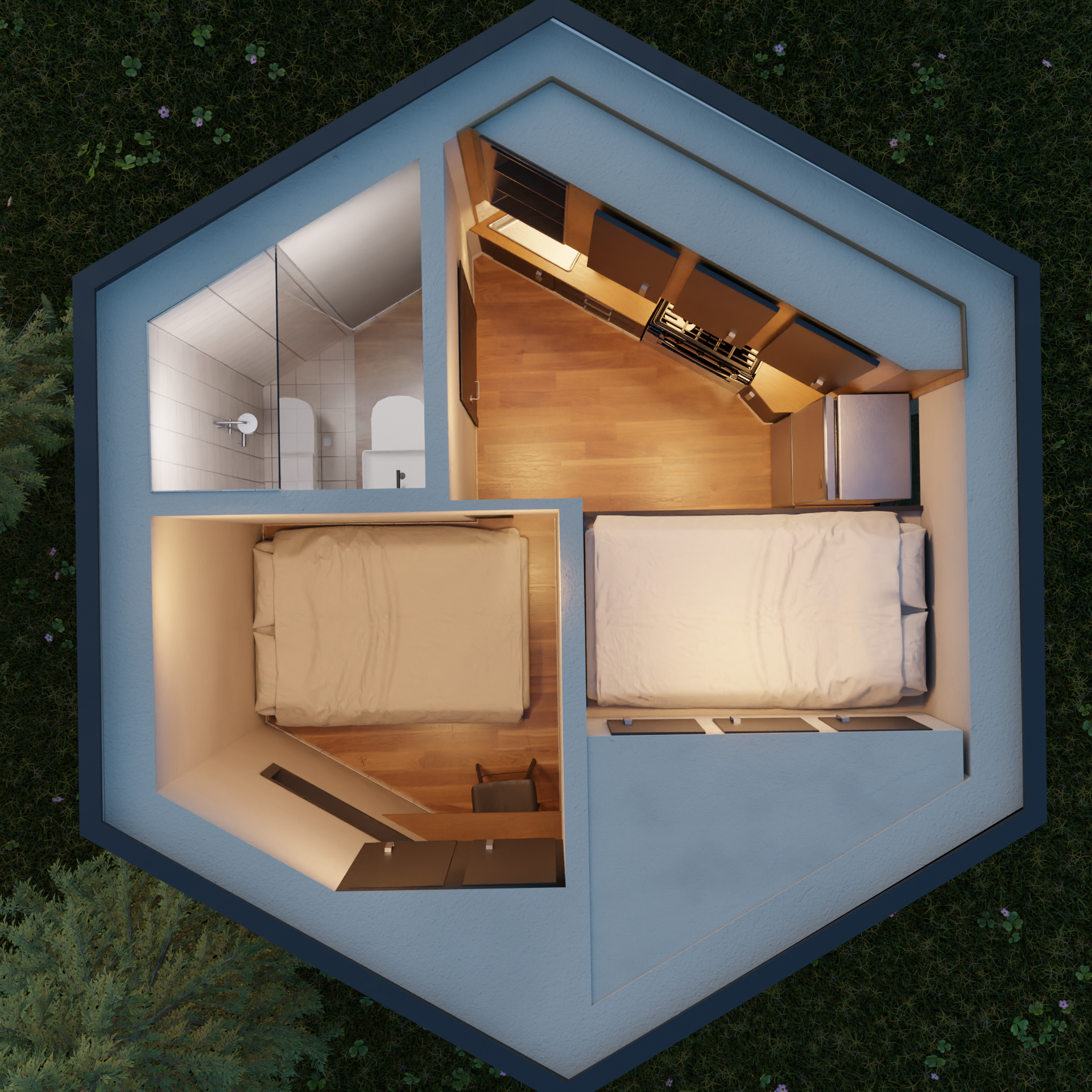 Hexagon Homes Floor Plans