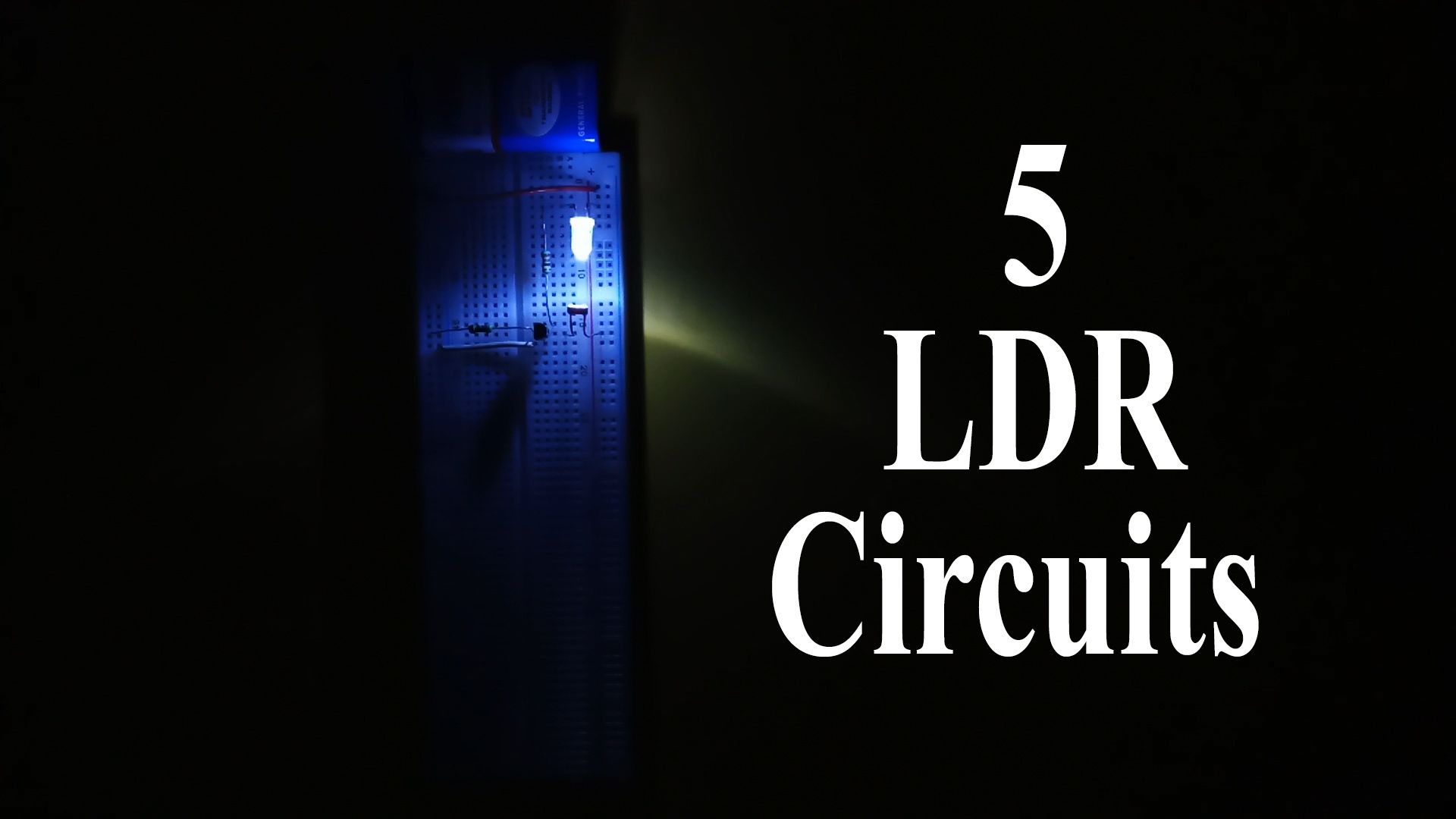 5 LDR Circuits: Latching, Timers, Light & Dark Sensors : 3 Steps ...