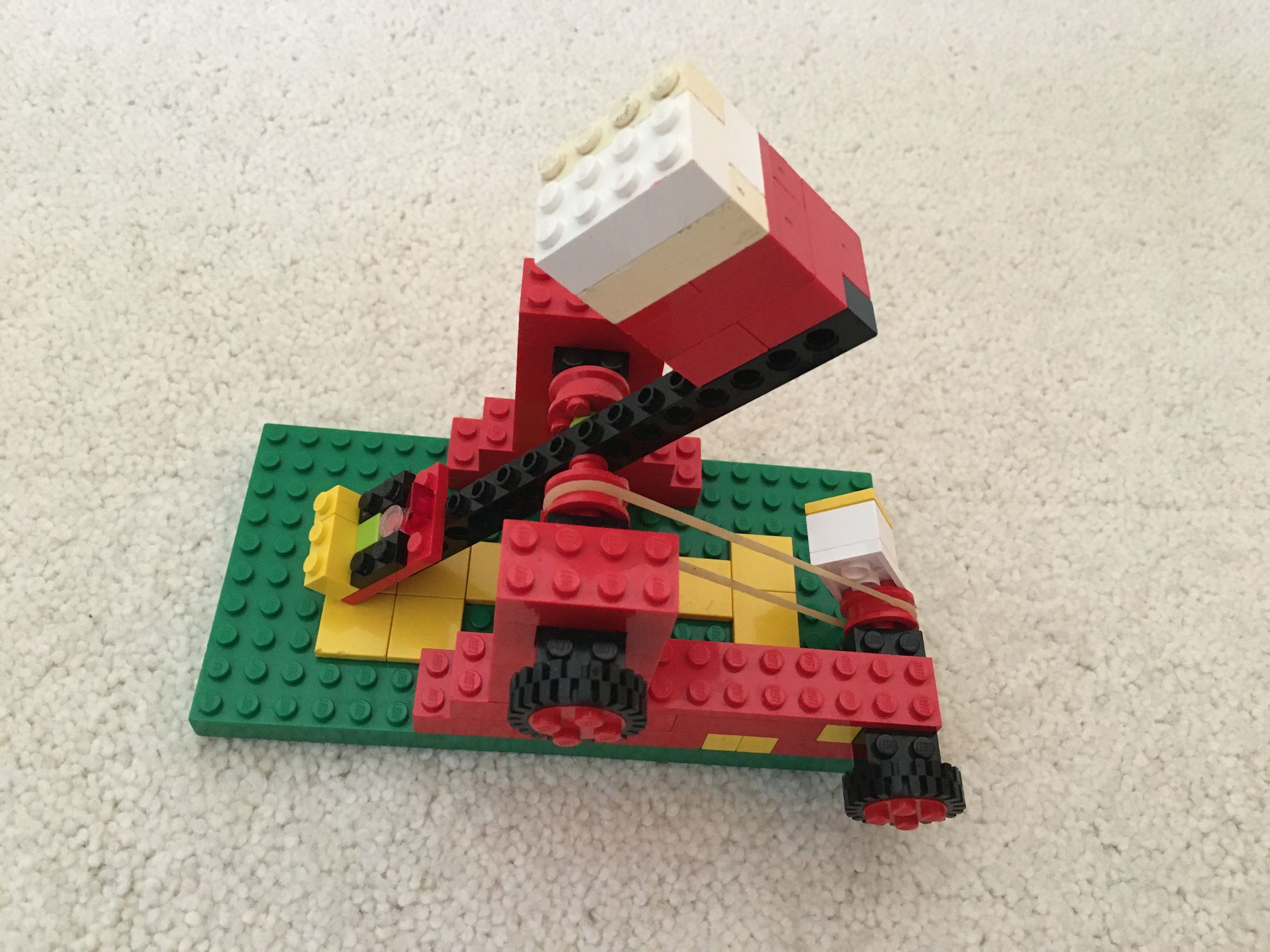 Lego Catapult Using Pivot, Lever and Wheel and Axel : 8 Steps (with ...