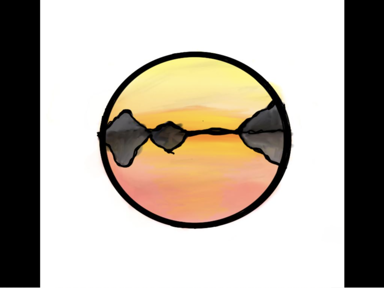 How To Draw A Sunset Step By Step