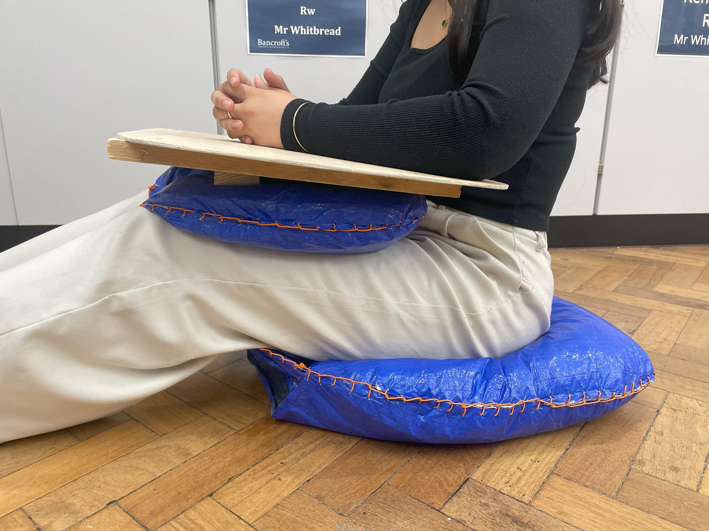 Portable Cushioned Lap Desk for Education in Remote Locations & Refugee ...