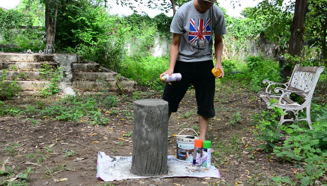 How to Make Concrete Tree Stump : 8 Steps (with Pictures) - Instructables