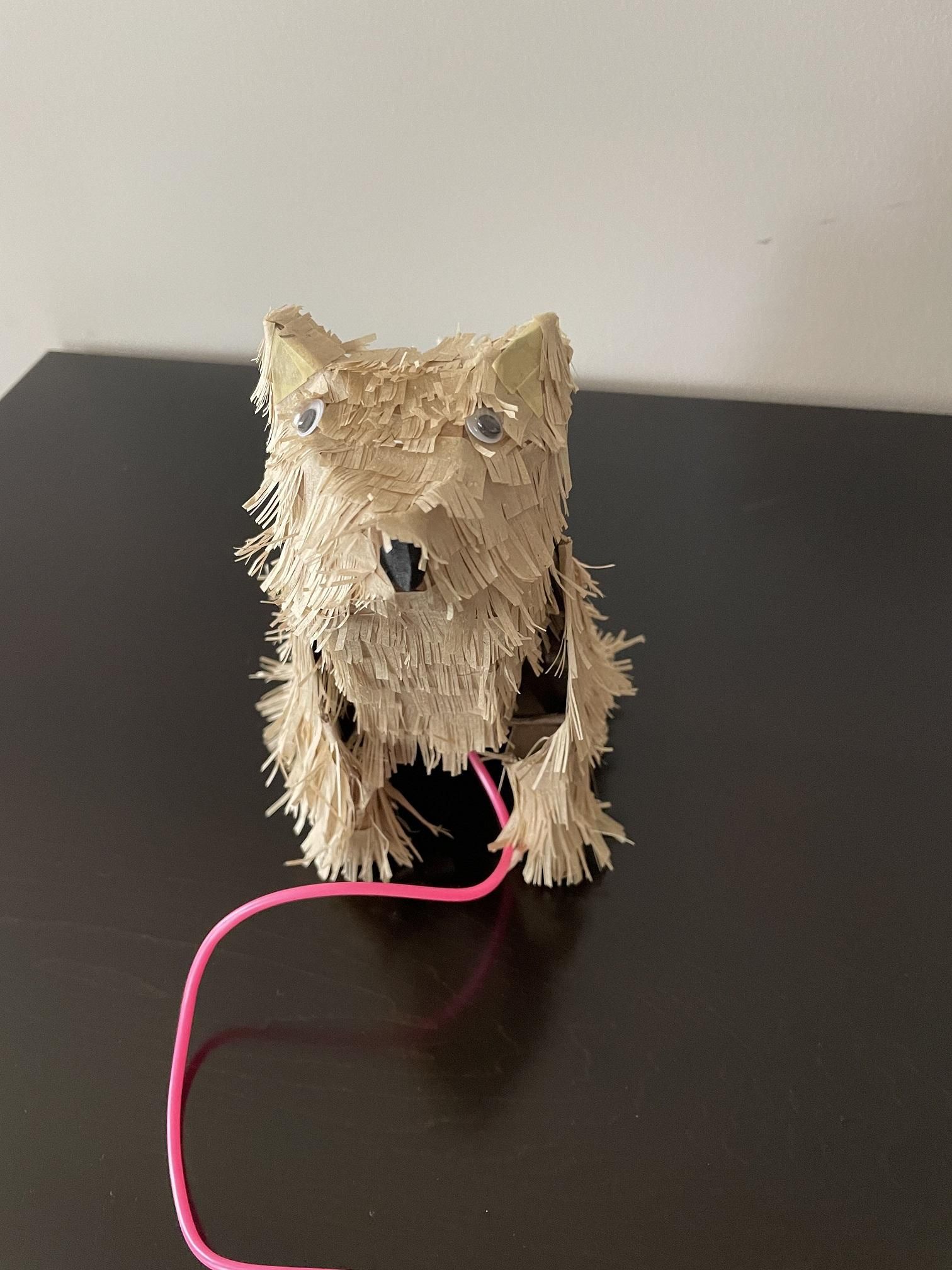Air-Powered Moving Cardboard Models: "Walking Dog" and "Barking Dog ...