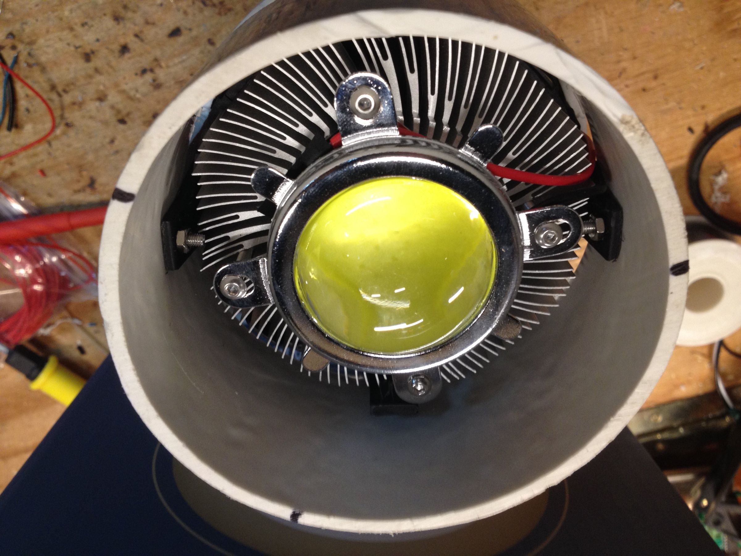 100W LED Flashlight in a PVC Pipe : 8 Steps (with Pictures) - Instructables