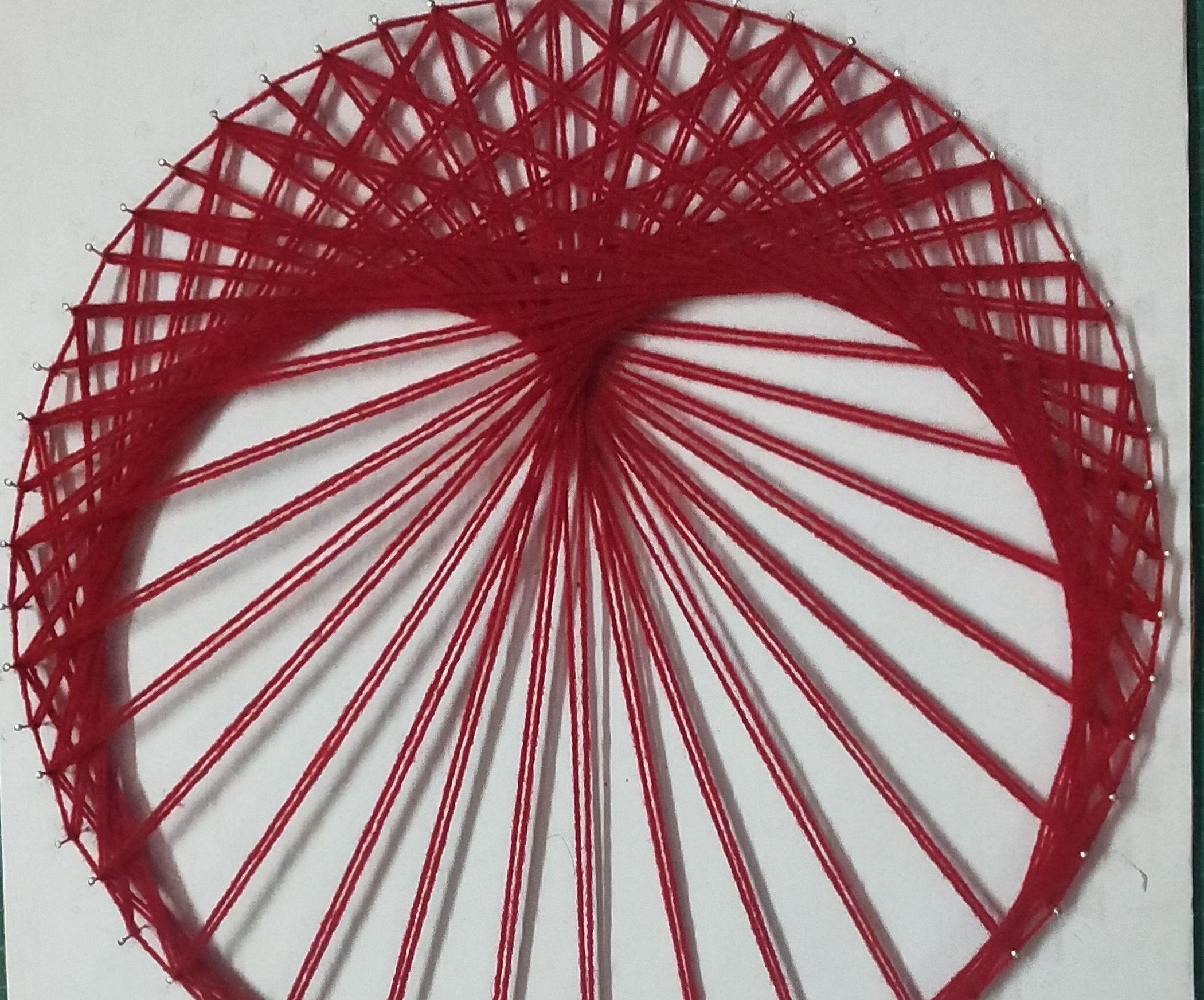 String Art Cardioid Using Two Times Table : 9 Steps (with Pictures ...
