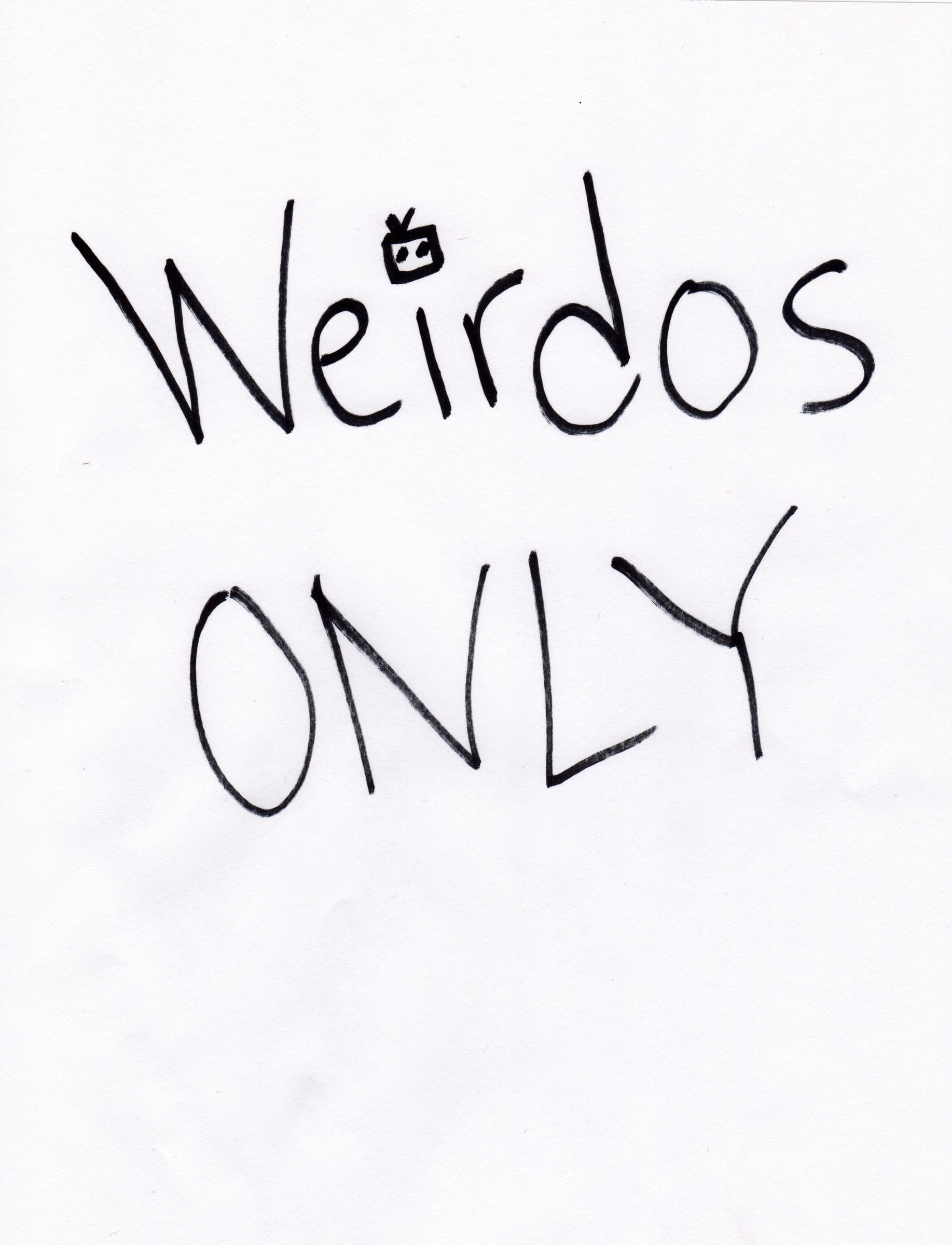 How to Make 'Weirdos Only' Sign and Attach It to a Bathroom Door ...