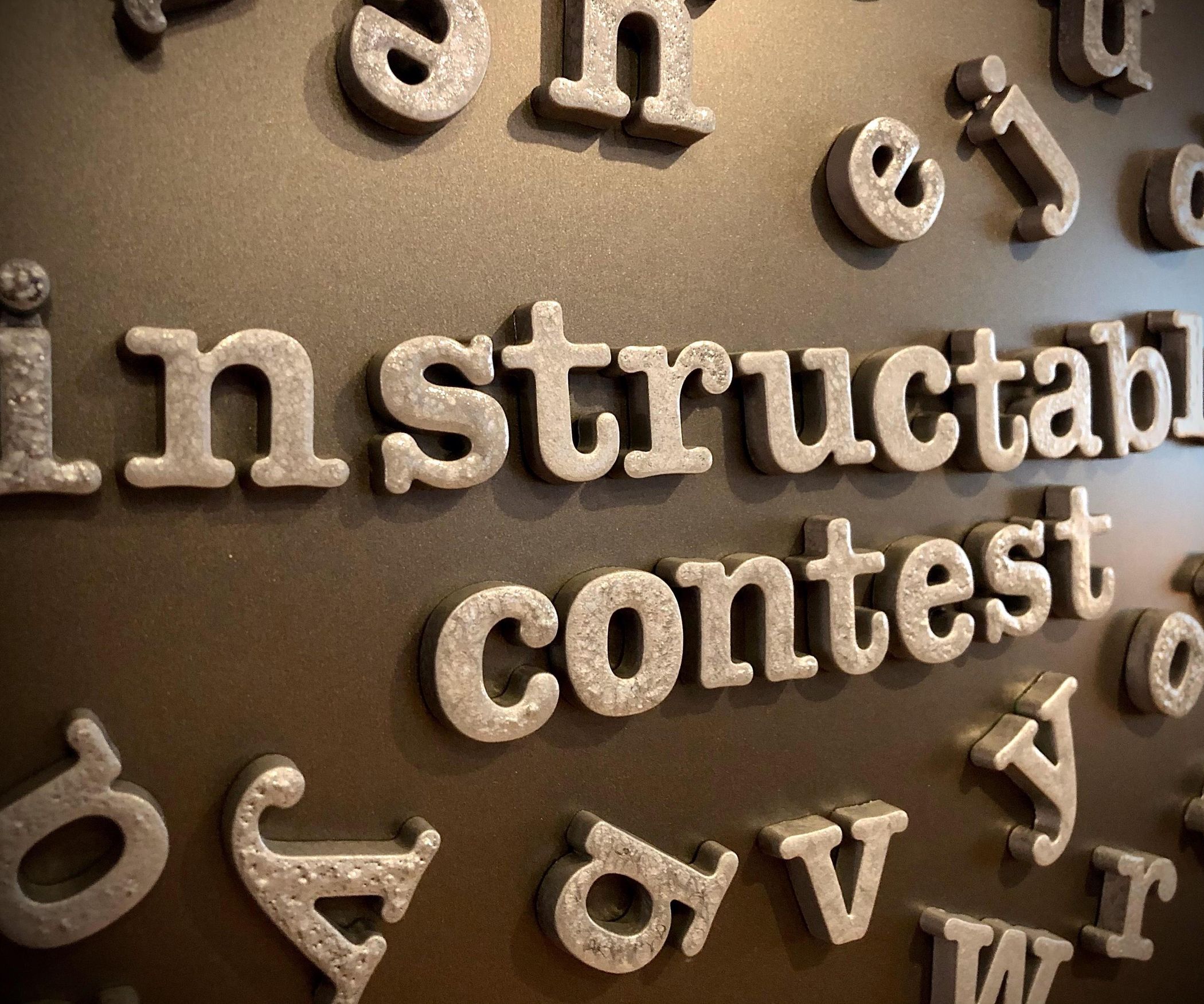 Industrial Style Primary Letters - Instructables