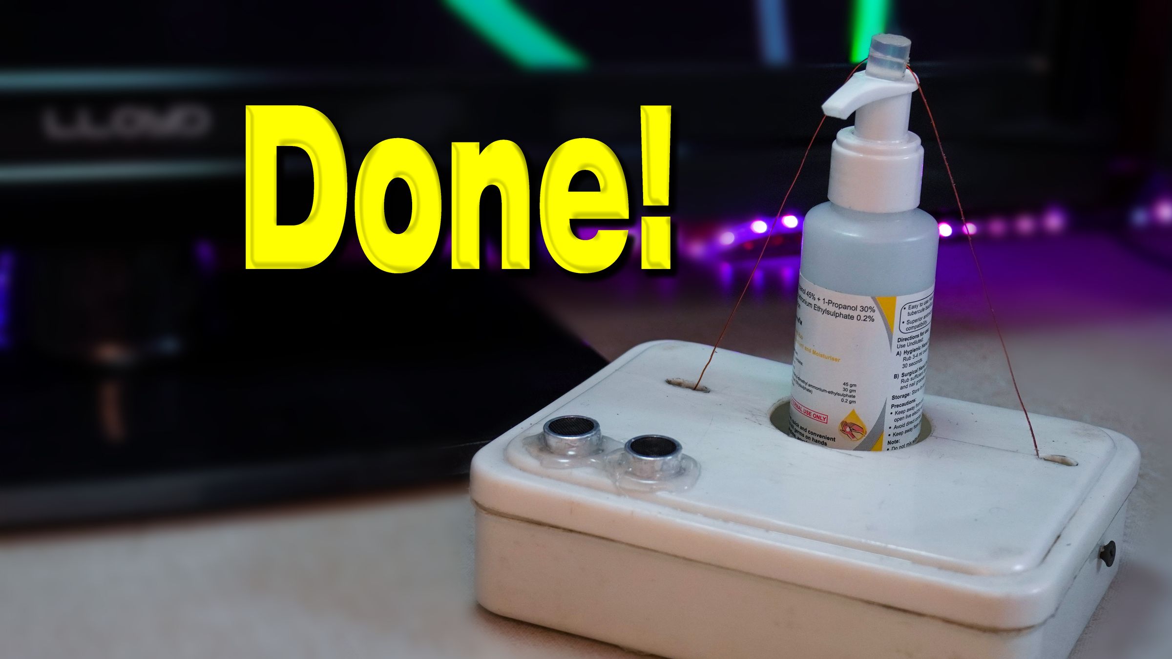 DIY Hand Sanitizer Dispenser Using Arduino : 14 Steps (with Pictures ...