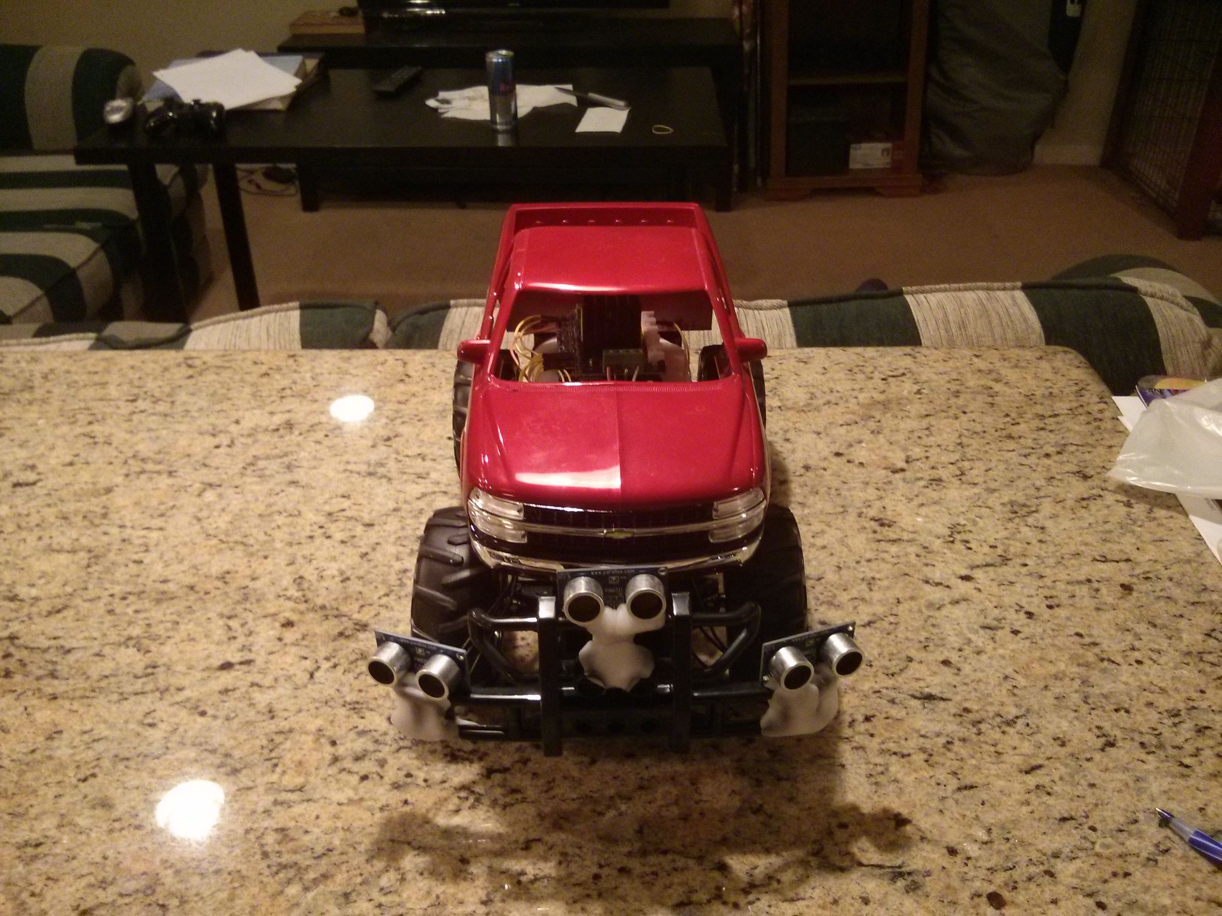 RC Truck to Arduino Robot W/ Multiple Sensors : 10 Steps - Instructables