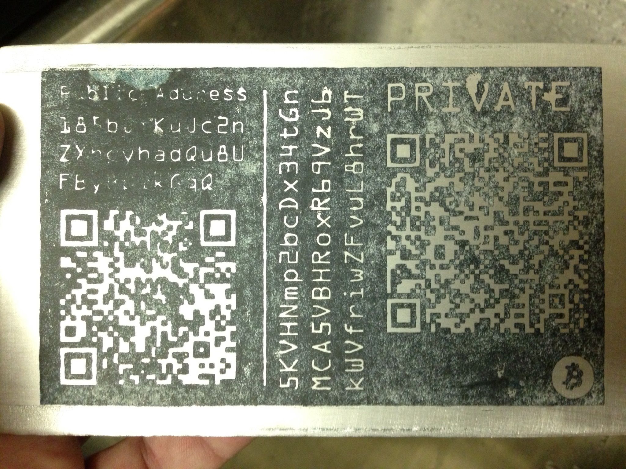 A Stainless Steel Bitcoin Wallet : 6 Steps (with Pictures) - Instructables