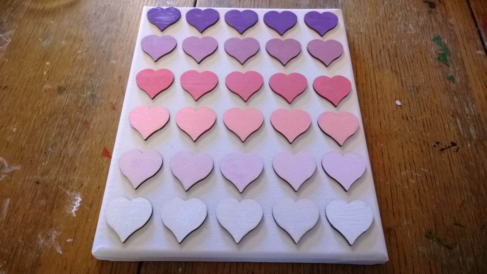 Laser Heart Canvas : 8 Steps - Instructables