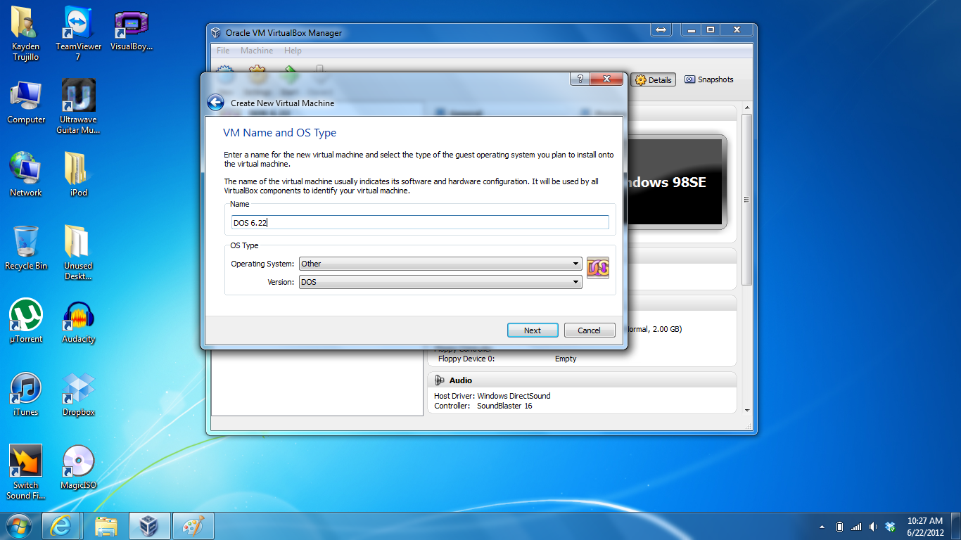How to Install DOS 6.22 Under VirtualBox : 6 Steps - Instructables
