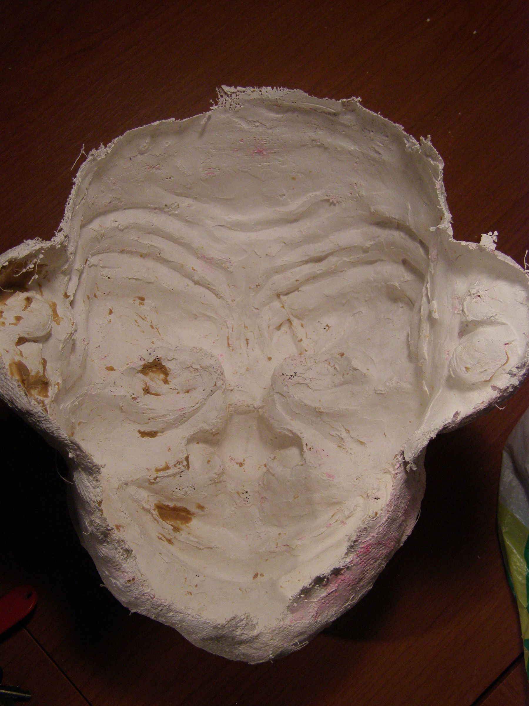 Terrifying High-quality Masks (Plaster of Paris) : 10 Steps (with ...