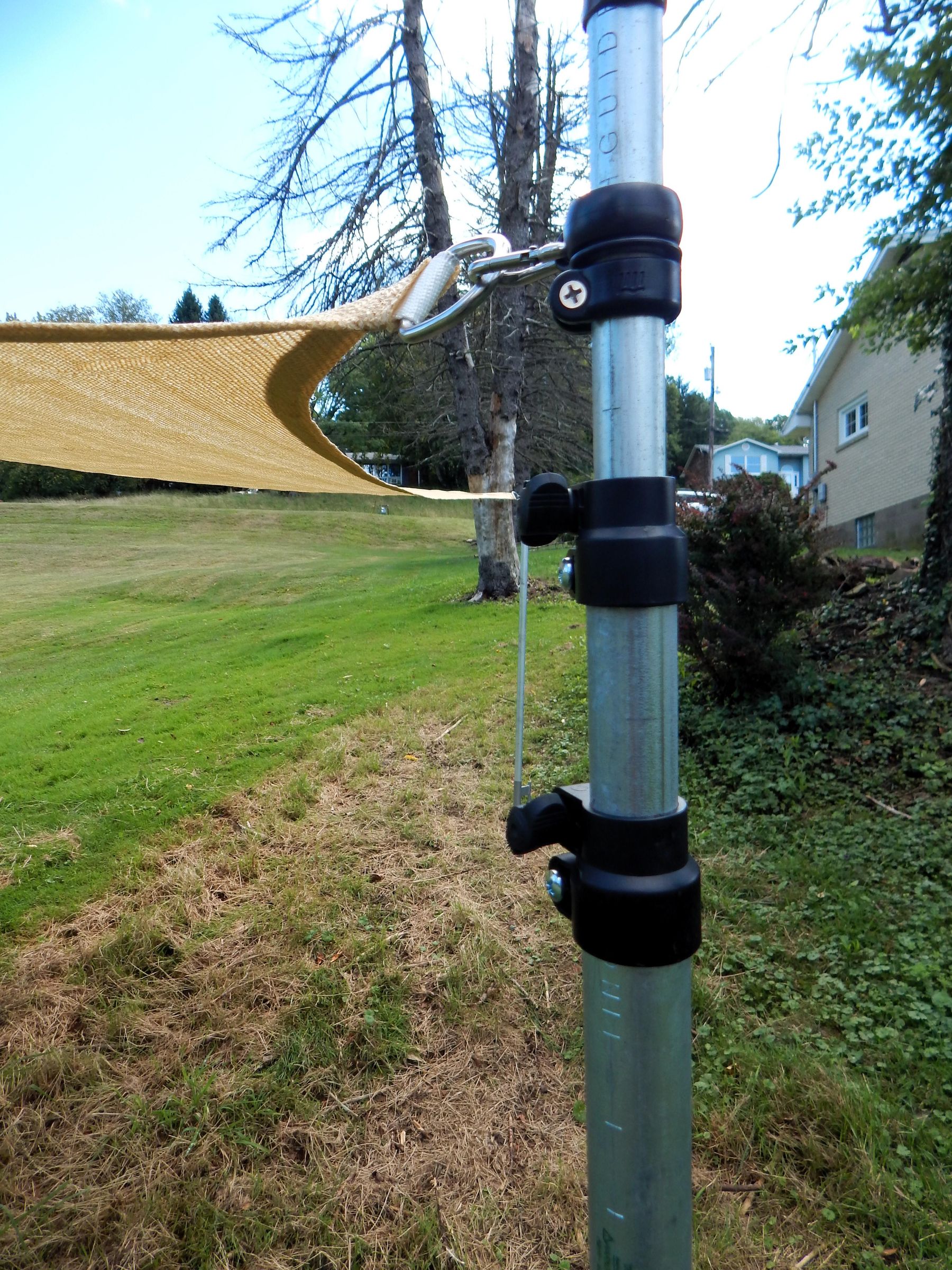Height-Adjustable Sun Shade Made From EMT Conduit : 5 Steps - Instructables