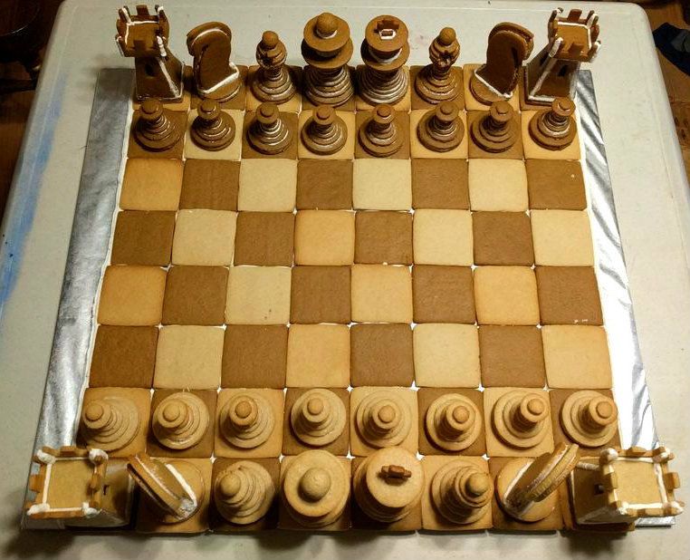 Edible Chess Pieces